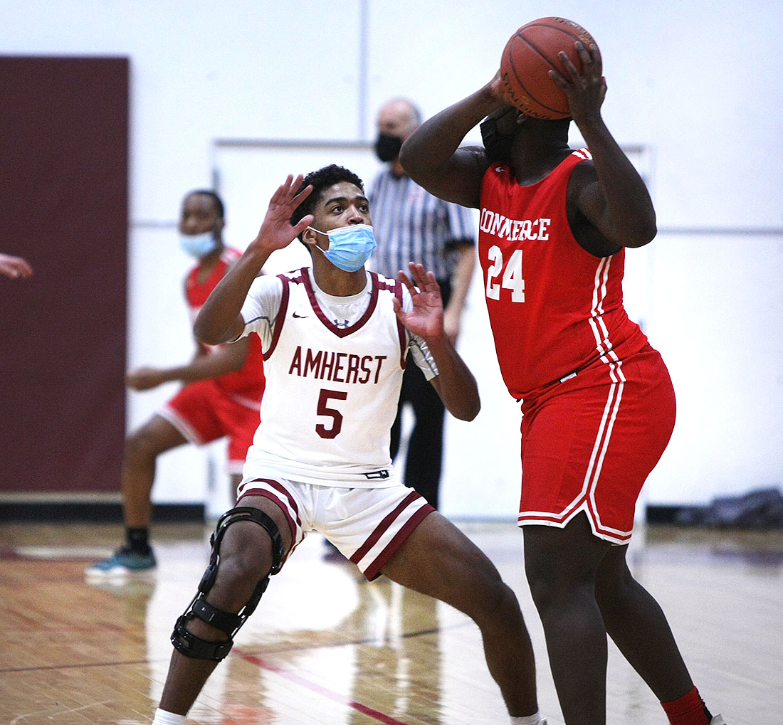 Commerce vs Amherst boys Basketball 2/2/22 - masslive.com