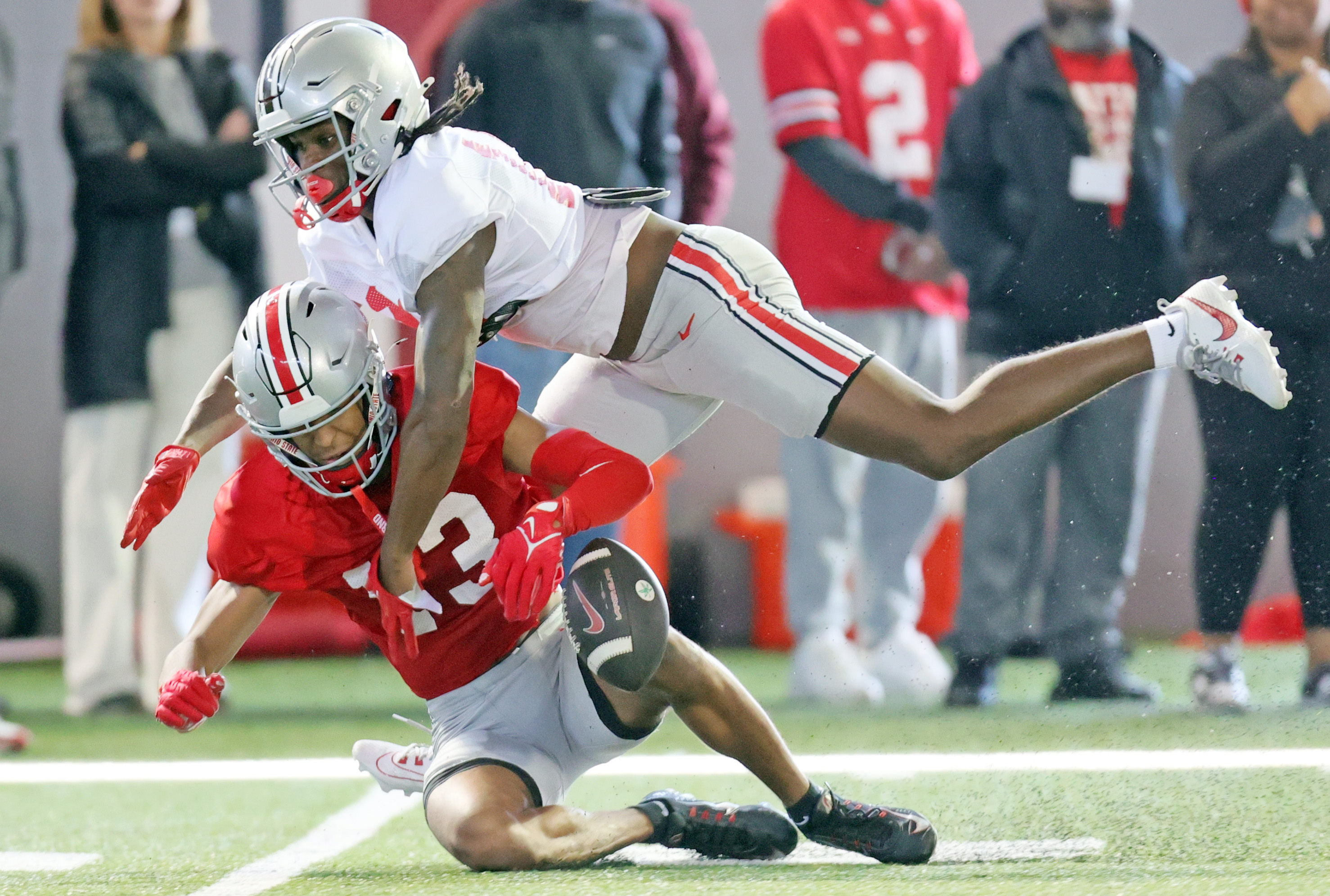 OSU football's Student Appreciation practice, March 30, 2024 ...