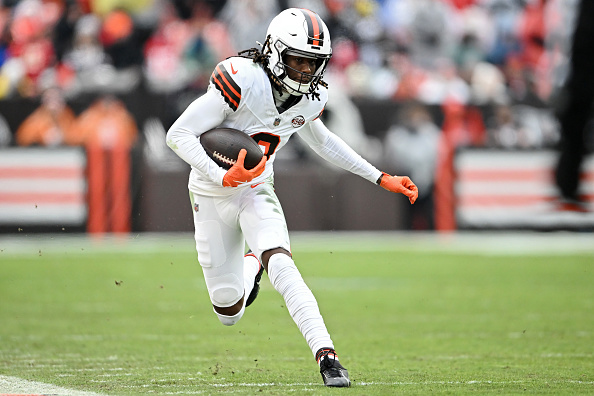 Cleveland Browns receiver Jeudy vs. the Kansas City Chiefs, December 15 ...