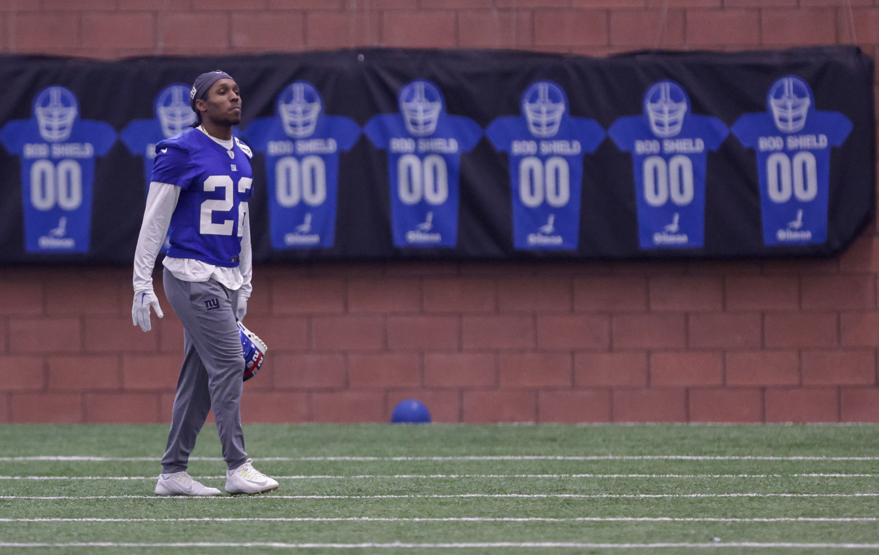 Giants practice before NFL wildcard playoff game against Minnesota ...