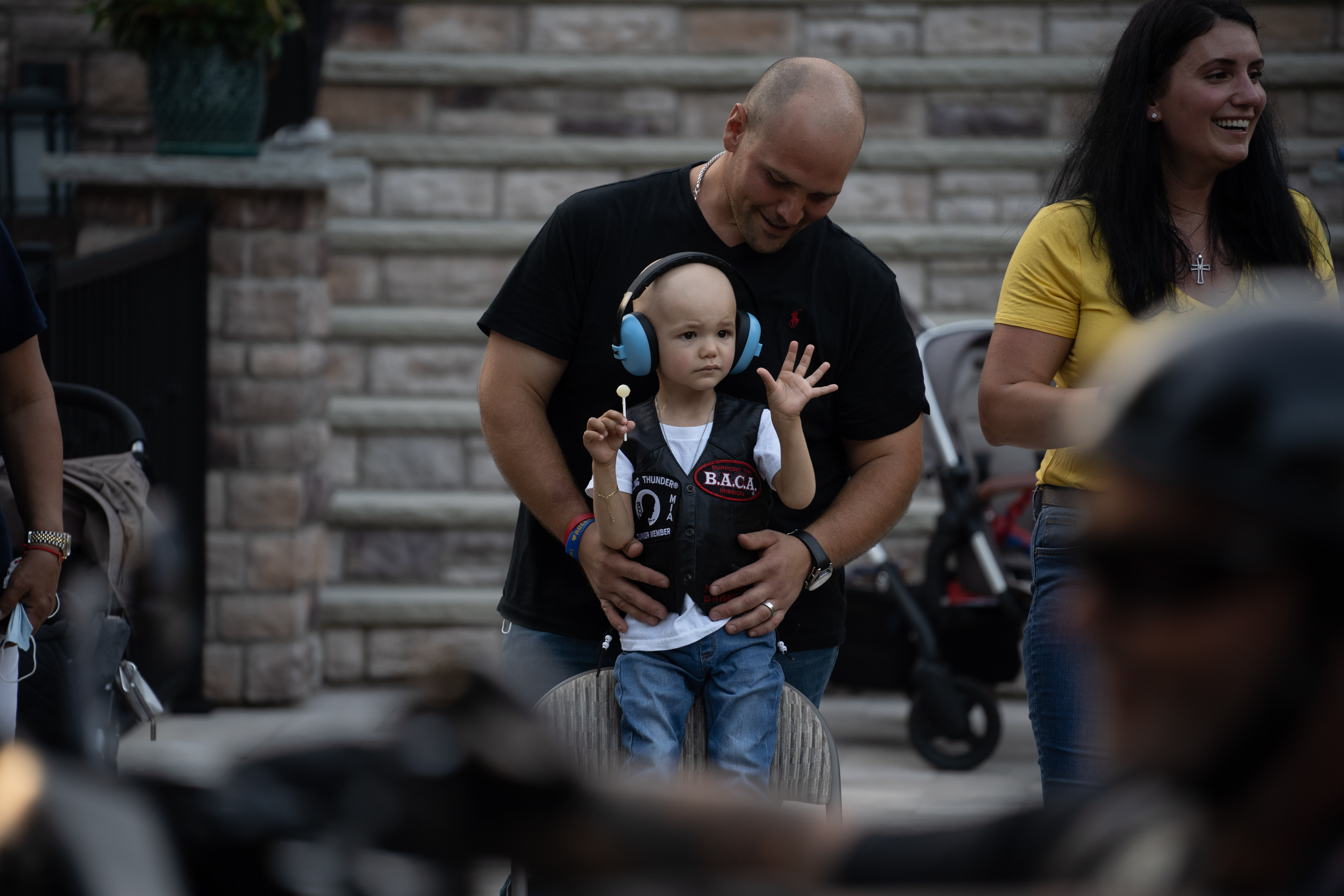 Drive-by celebration for 2-year-old Huguenot boy battling cancer draws ...