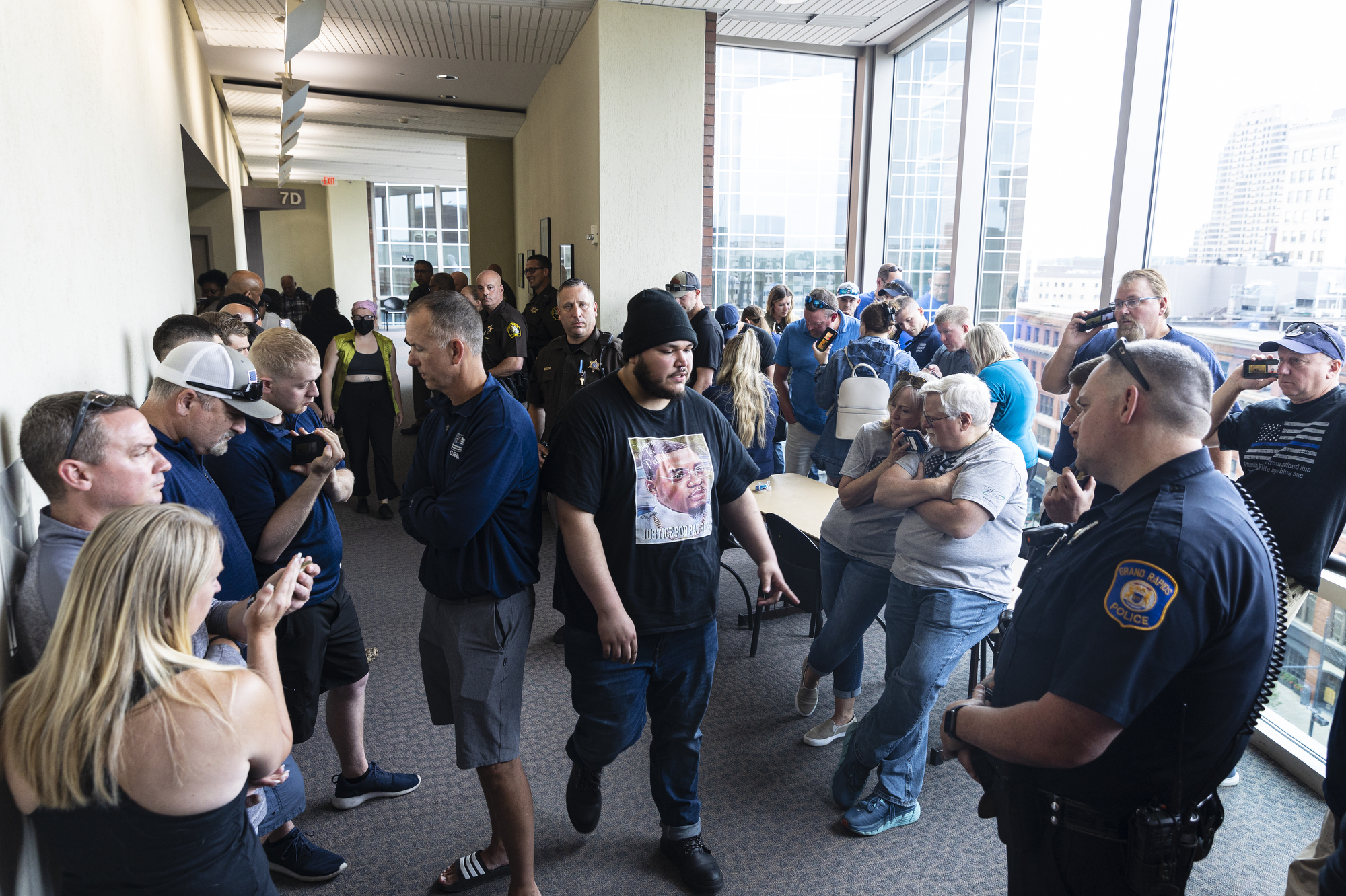 GRPD officer Christopher Schurr arraigned on second-degree murder ...