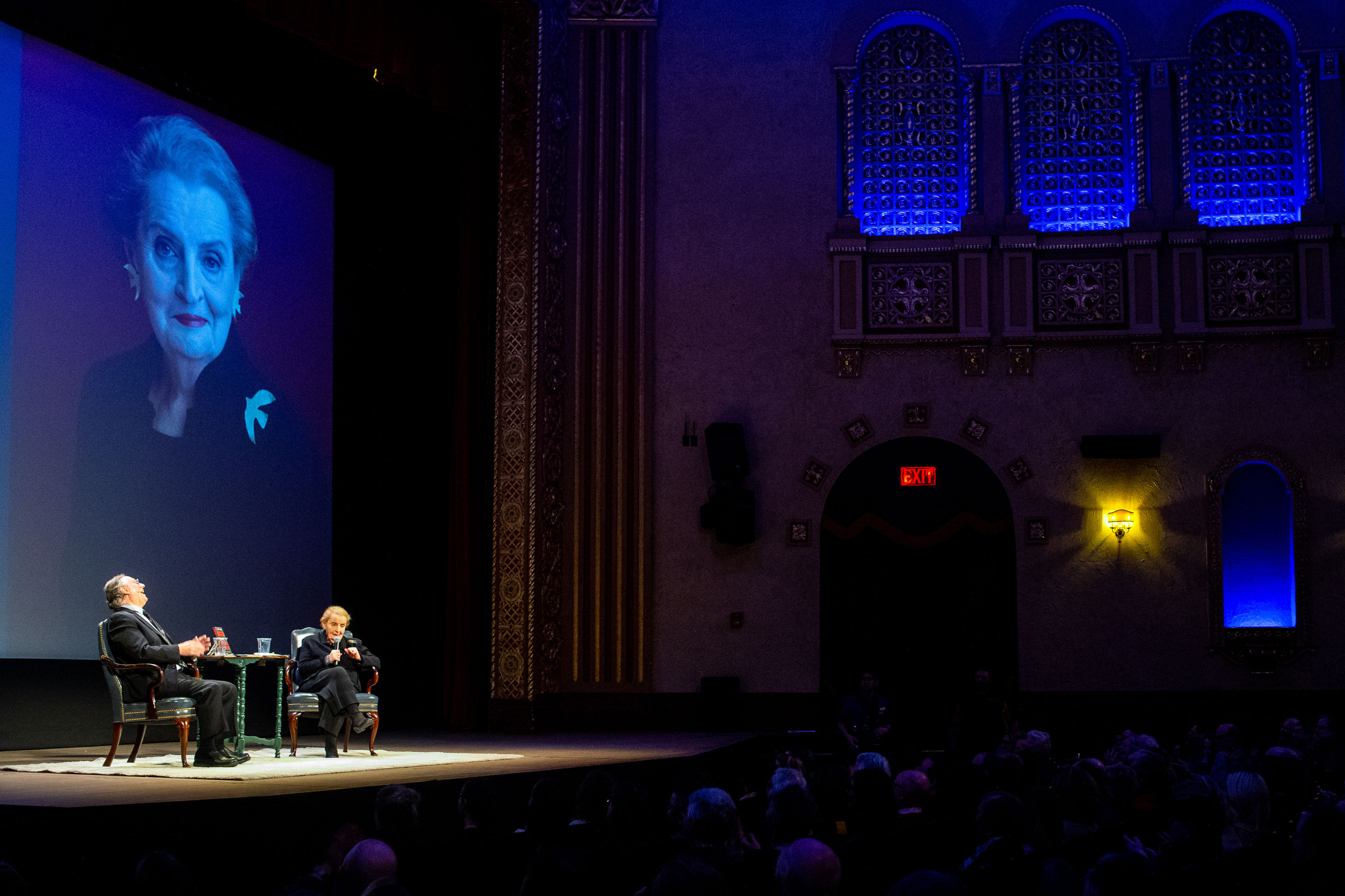 Former U.S. Secretary of State Madeline Albright speaks at Michigan ...