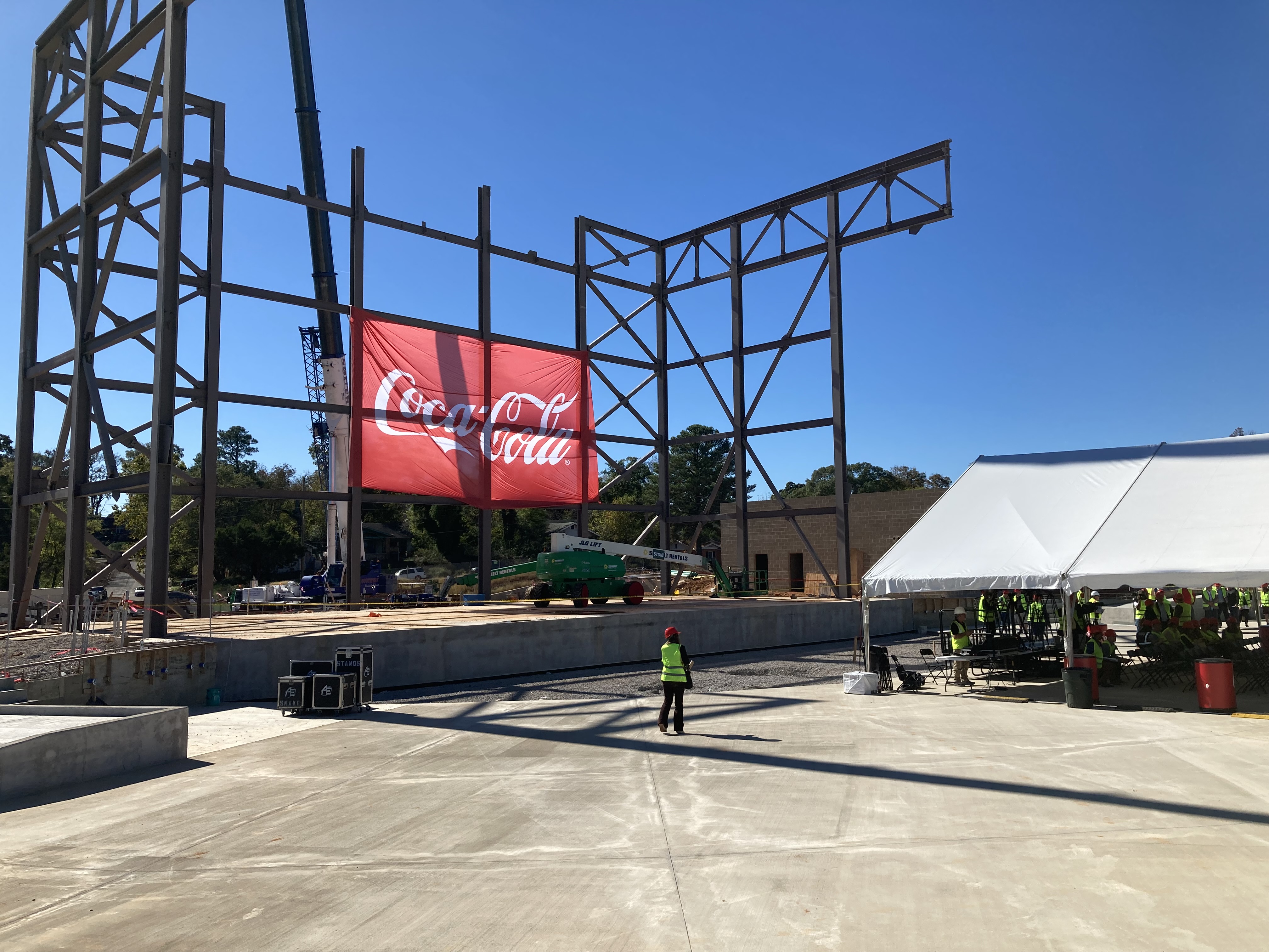Coca-Cola Amphitheater construction site - al.com