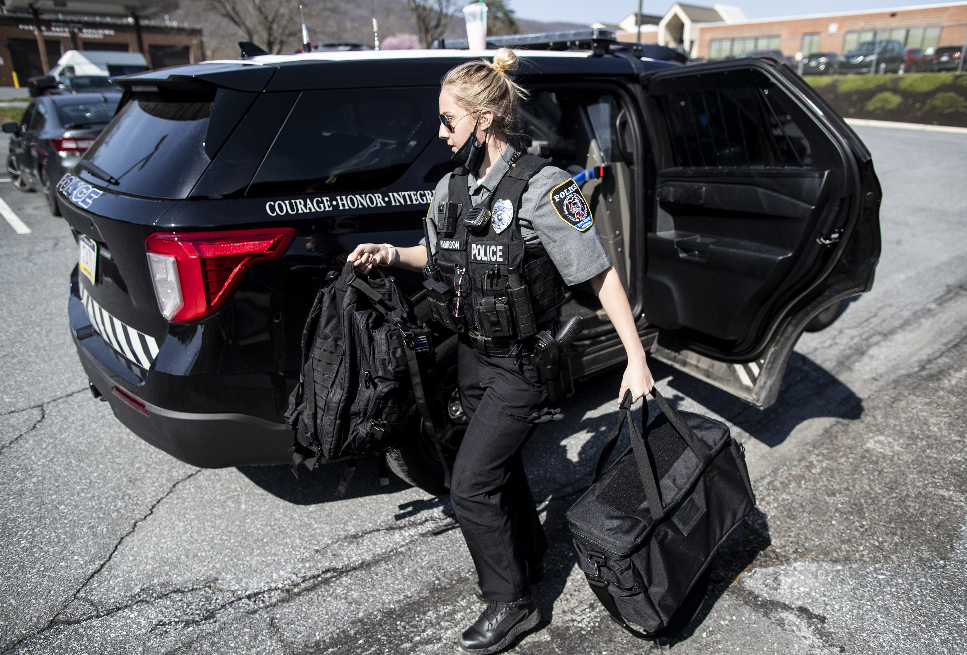 Susquehanna Township police officers Angela Cordero and Caroline ...