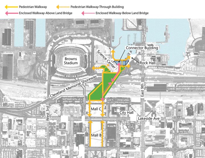 City of Cleveland reveals first glimpse of lakefront 'land bridge ...