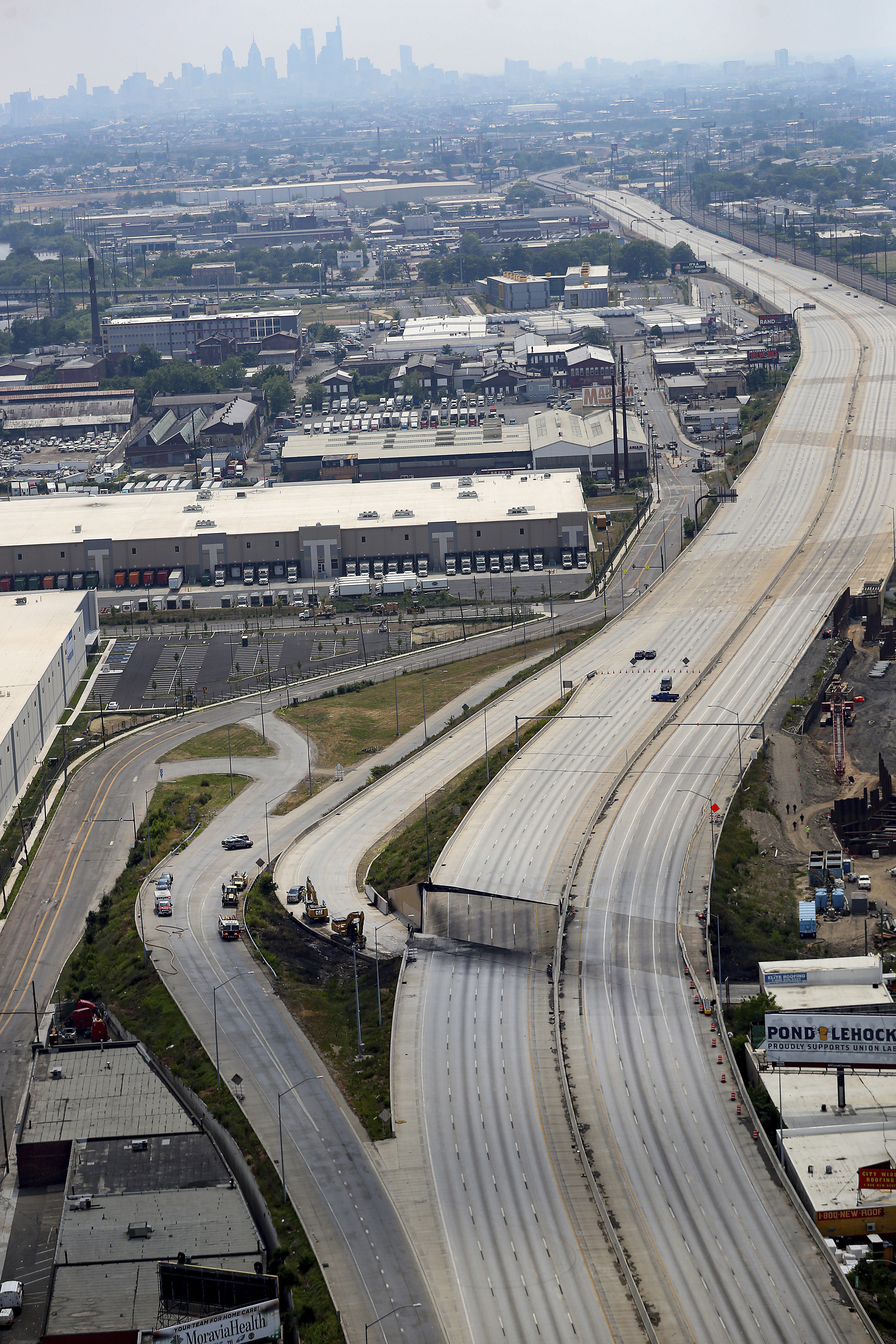 Aftermath of I-95 fire, road collapse in Philadelphia - pennlive.com