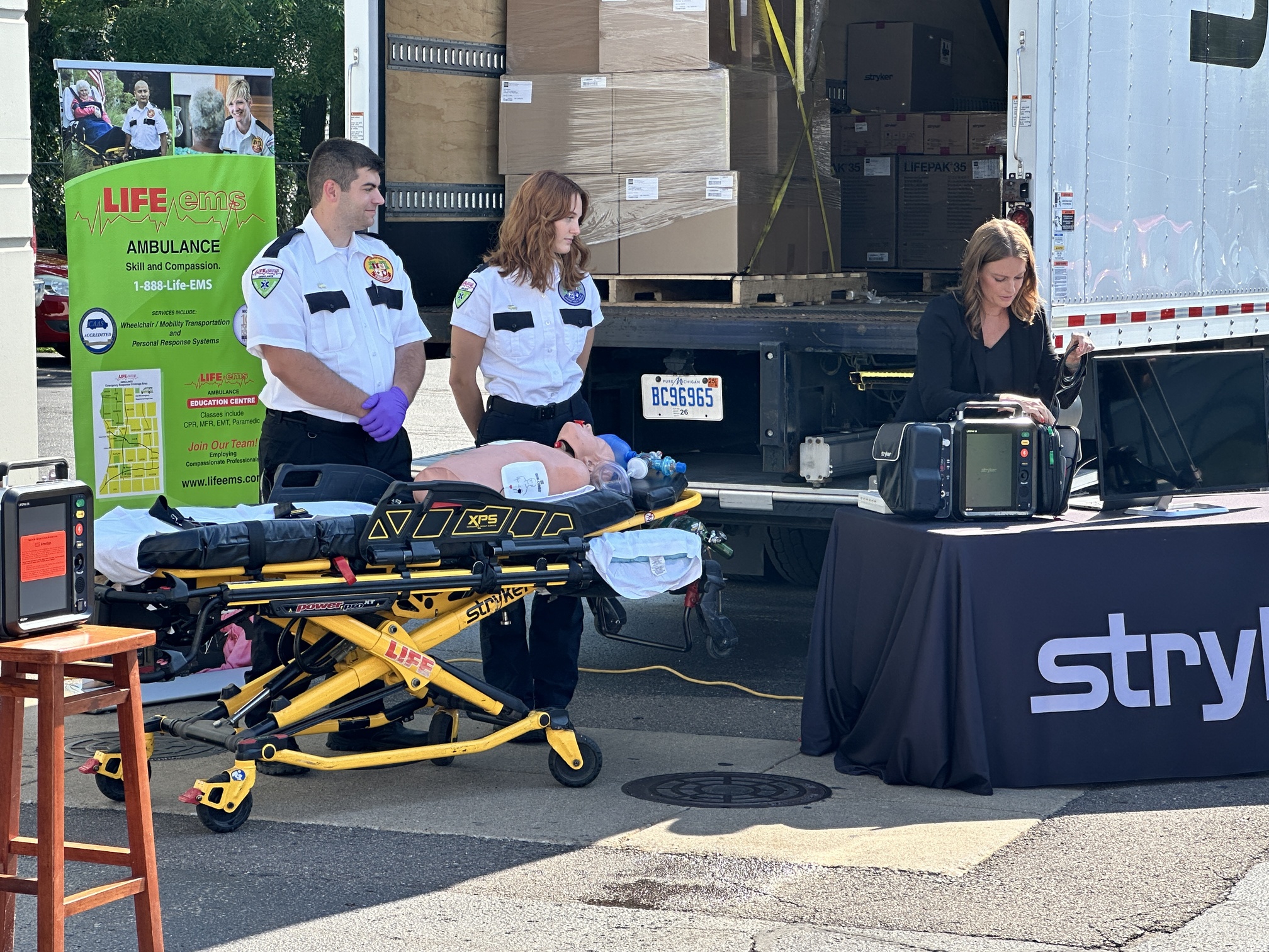 Stryker, Life EMS partner up - mlive.com