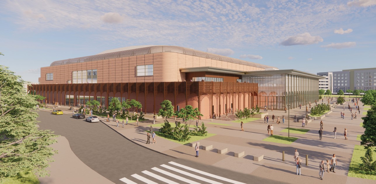 Mobile Civic Center renderings on Sept. 10, 2024 - al.com