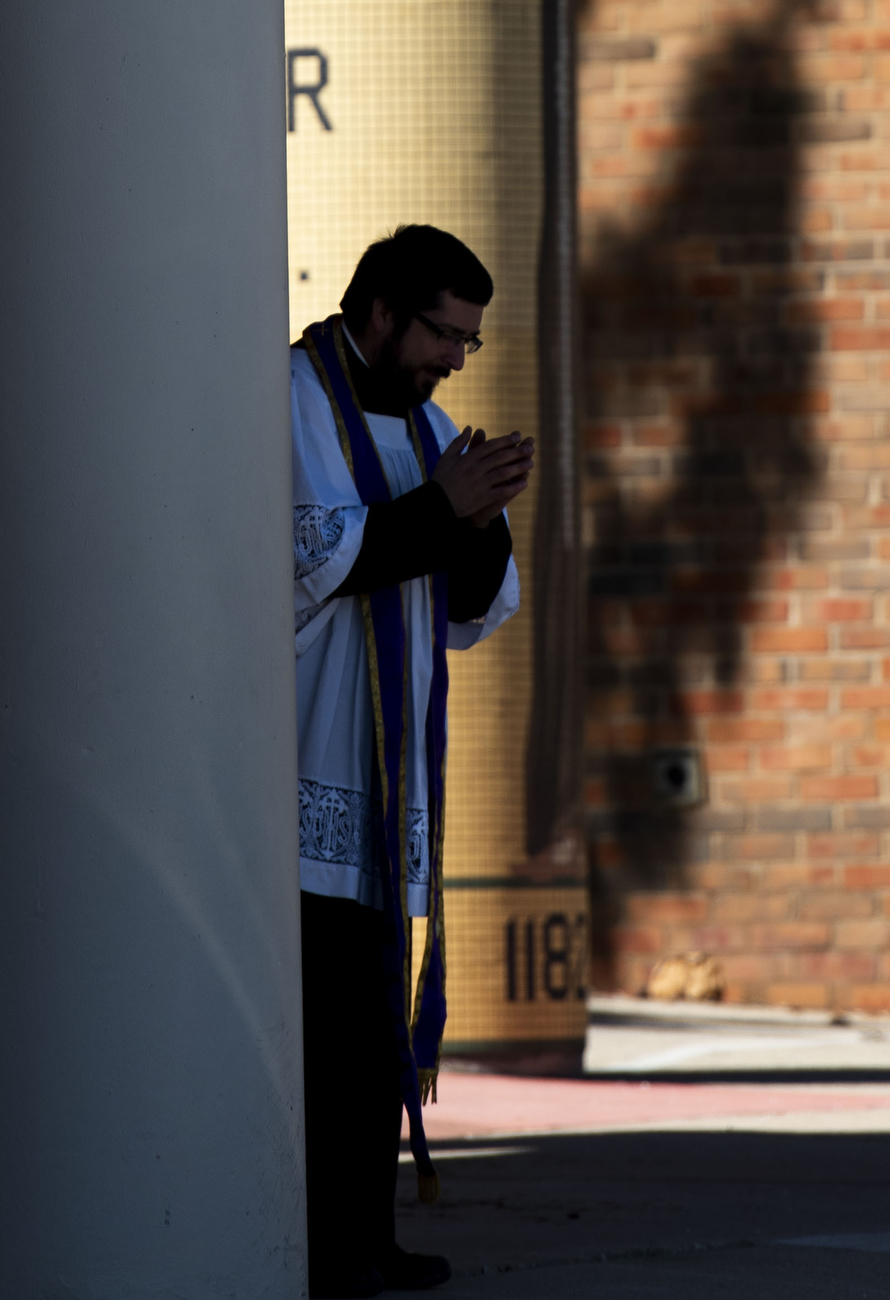 Drive-thru confession at St. Francis of Assisi Roman Catholic Parish in ...