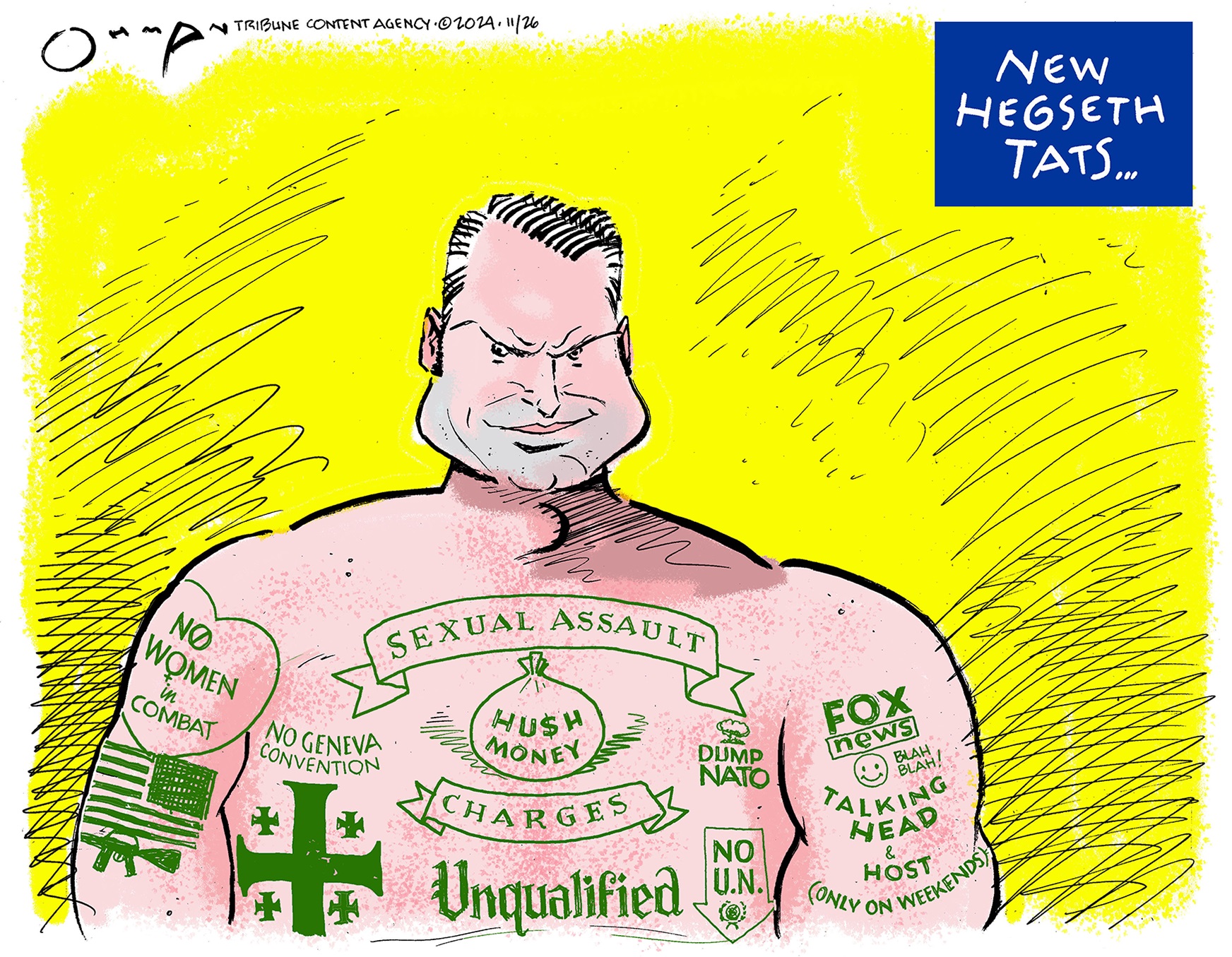 Editorial cartoons for Dec. 1, 2024 - oregonlive.com