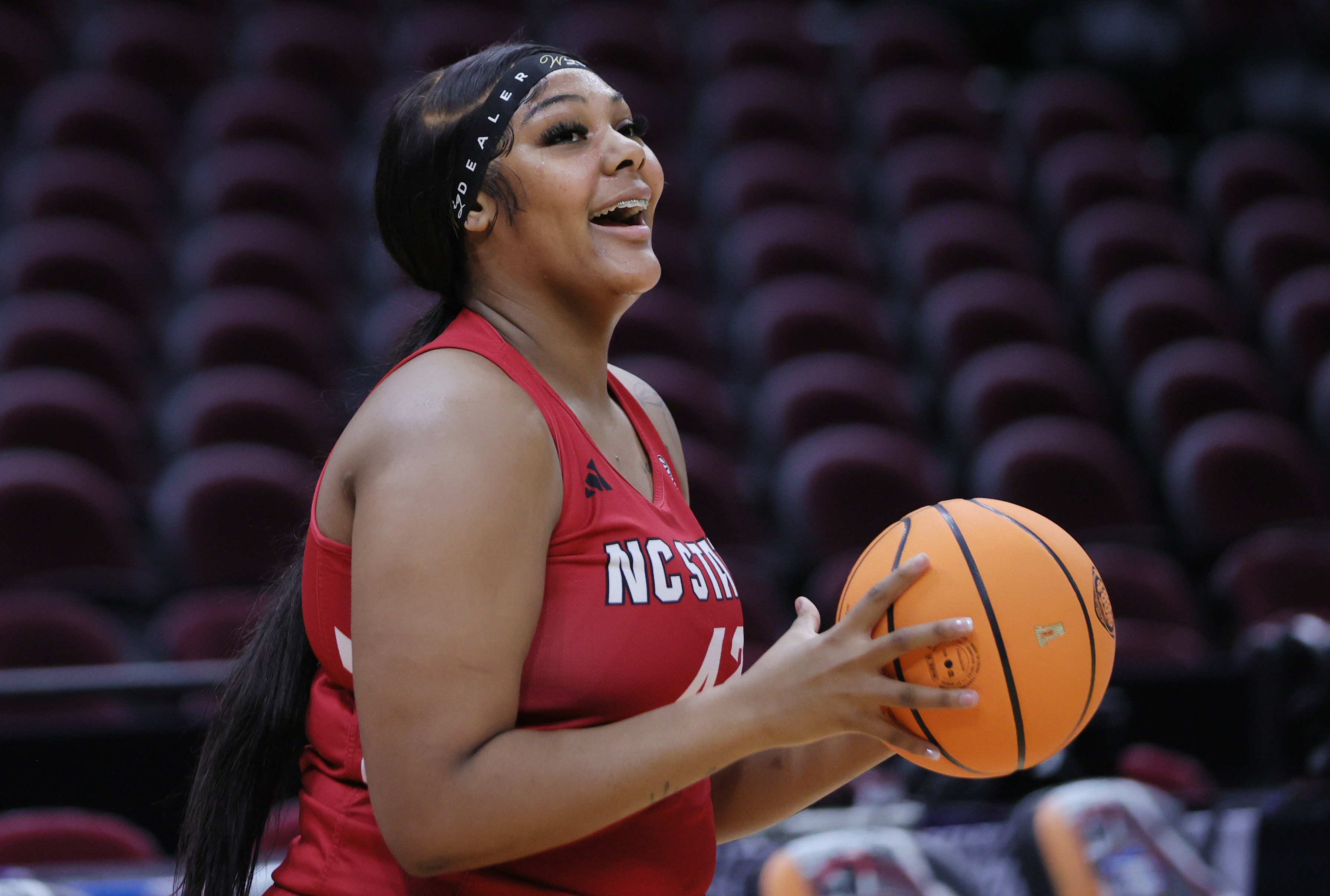 NC State Final Four practice at Rocket Mortgage FieldHouse, April 4 ...