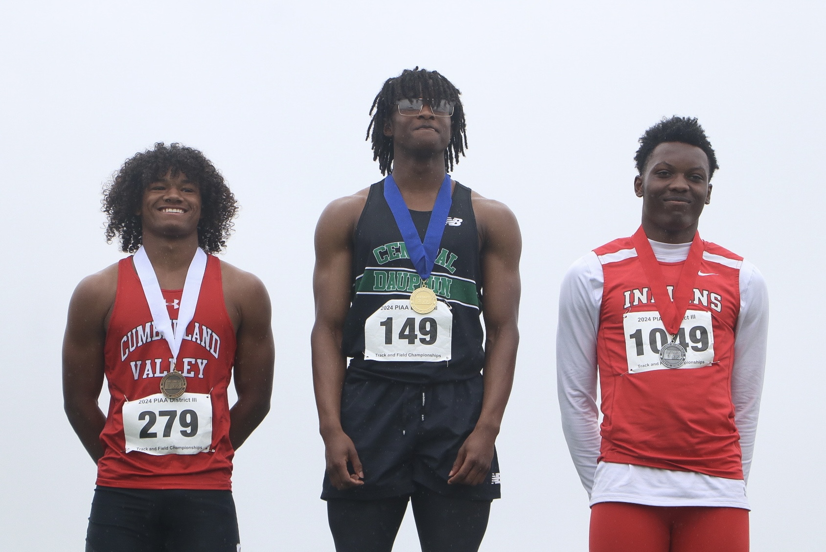 Mid-Penn Conference athletes compete during the 2024 District 3 track ...