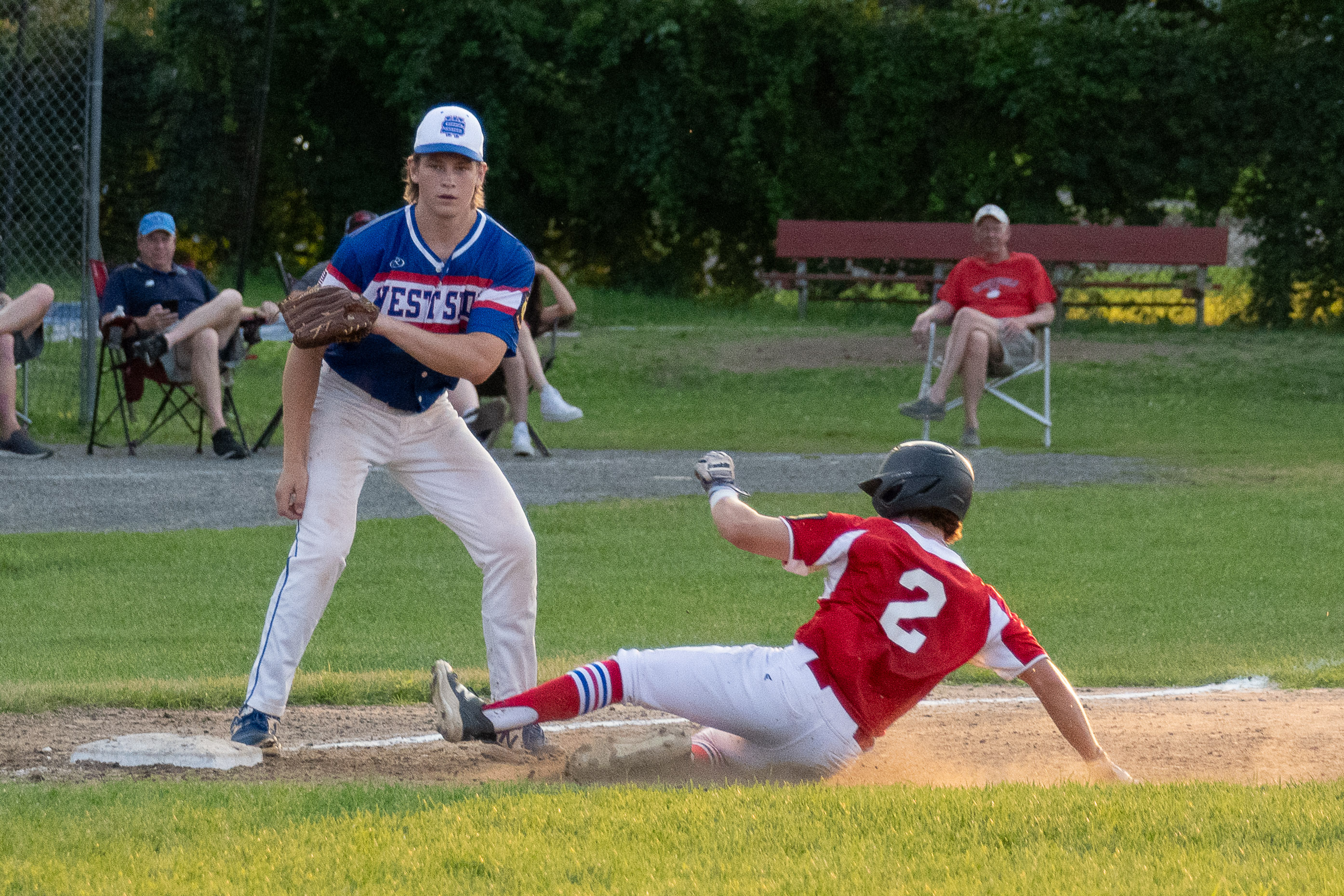 Westfield vs. West Springfield Legion Baseball playoff semifinal ...