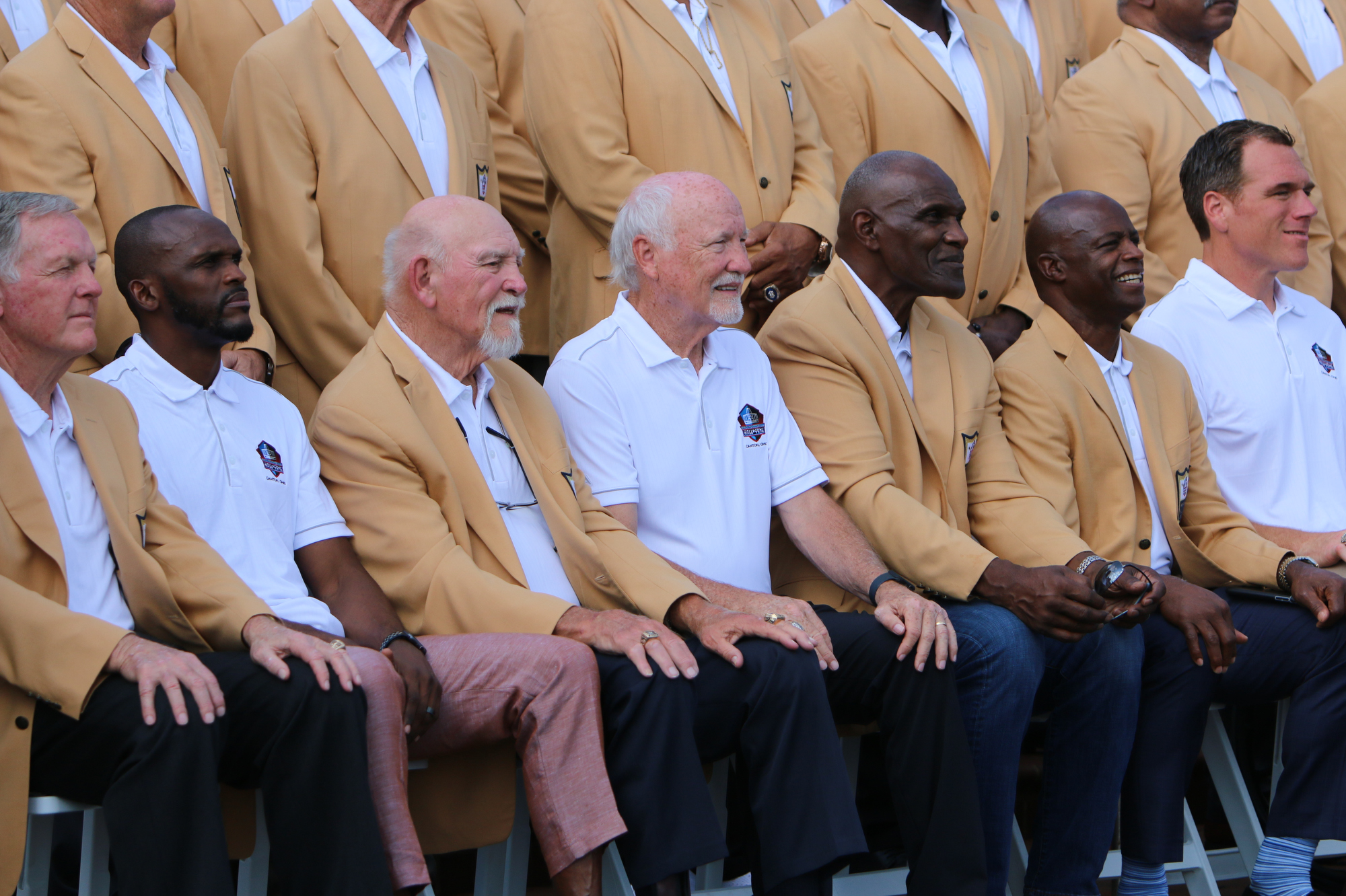 Pro Football Hall of Fame Gold Jacket group photo - cleveland.com