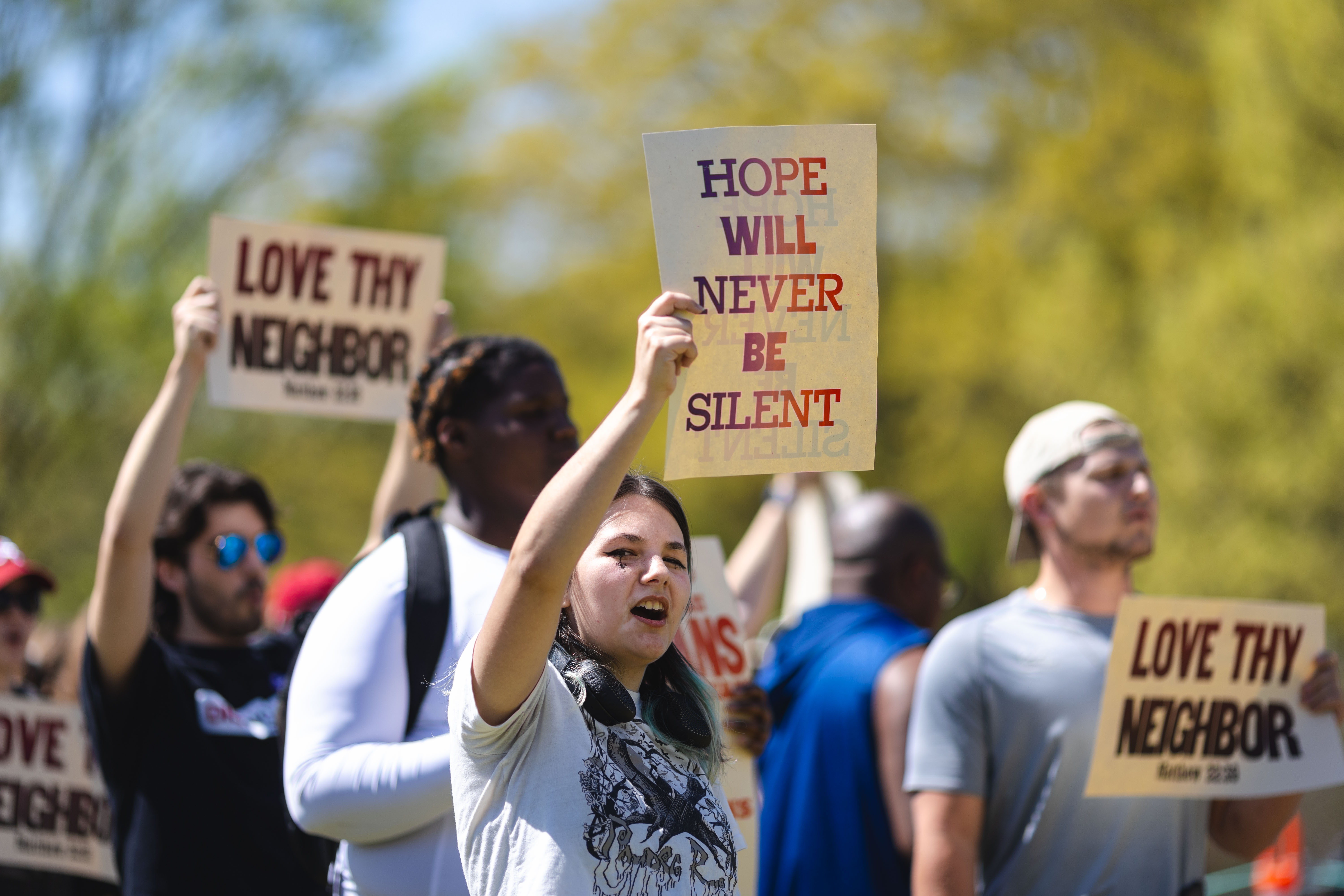 Alabama students protest the Young America's Foundation renewal - al.com