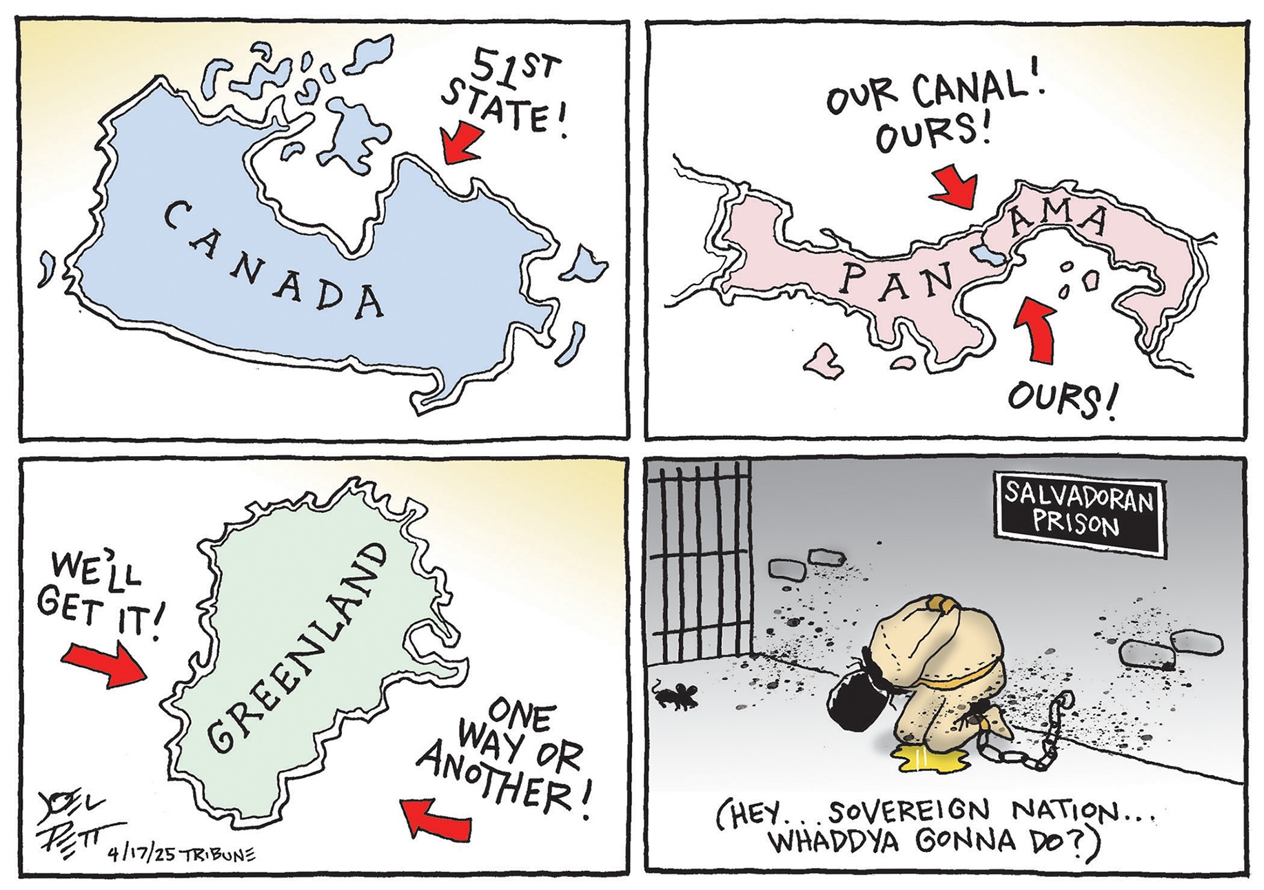 Editorial cartoons for April 20, 2025 - oregonlive.com