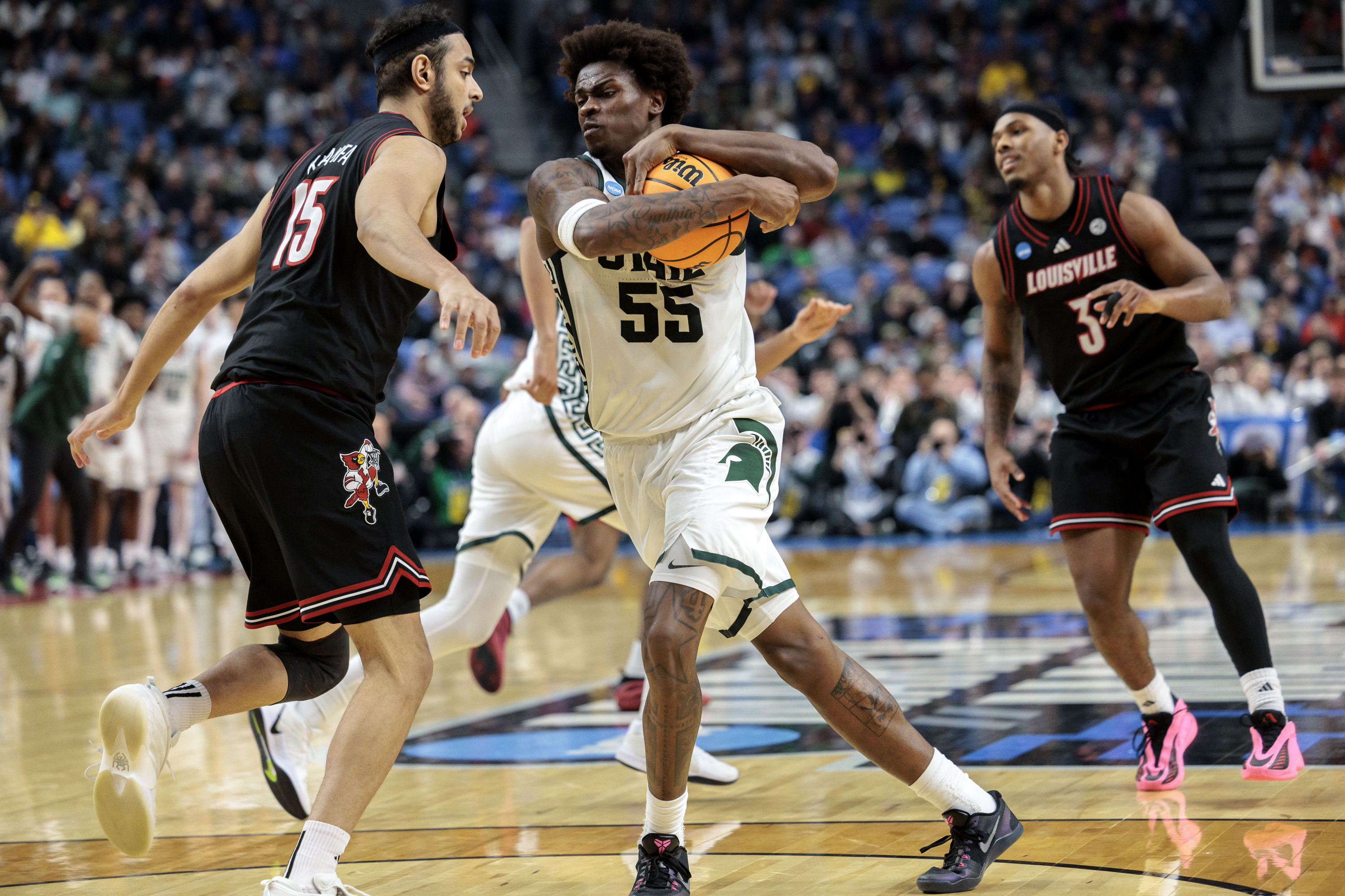 Michigan State faces Louisville in Second Round of March Madness ...