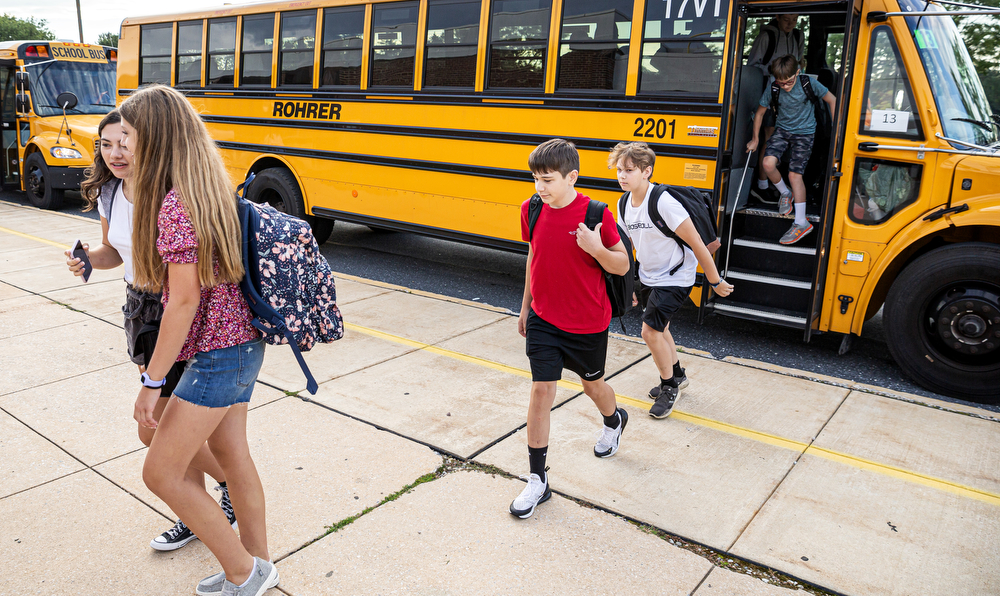 Students arrive for first day of school - pennlive.com