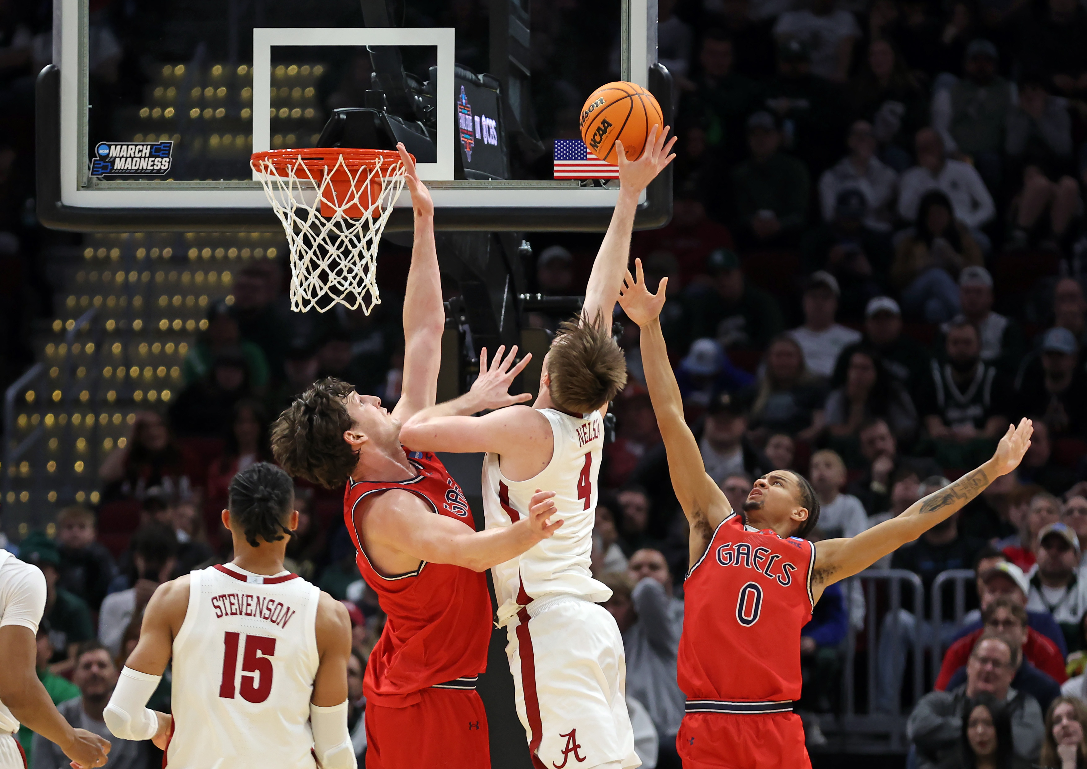 Alabama Crimson Tide vs. St. Mary's Gaels second round, NCAA basketball ...