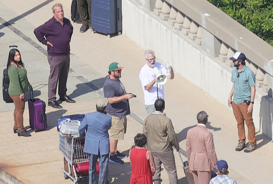 Superman movie takes over the Detroit-Superior Bridge for filming, July ...