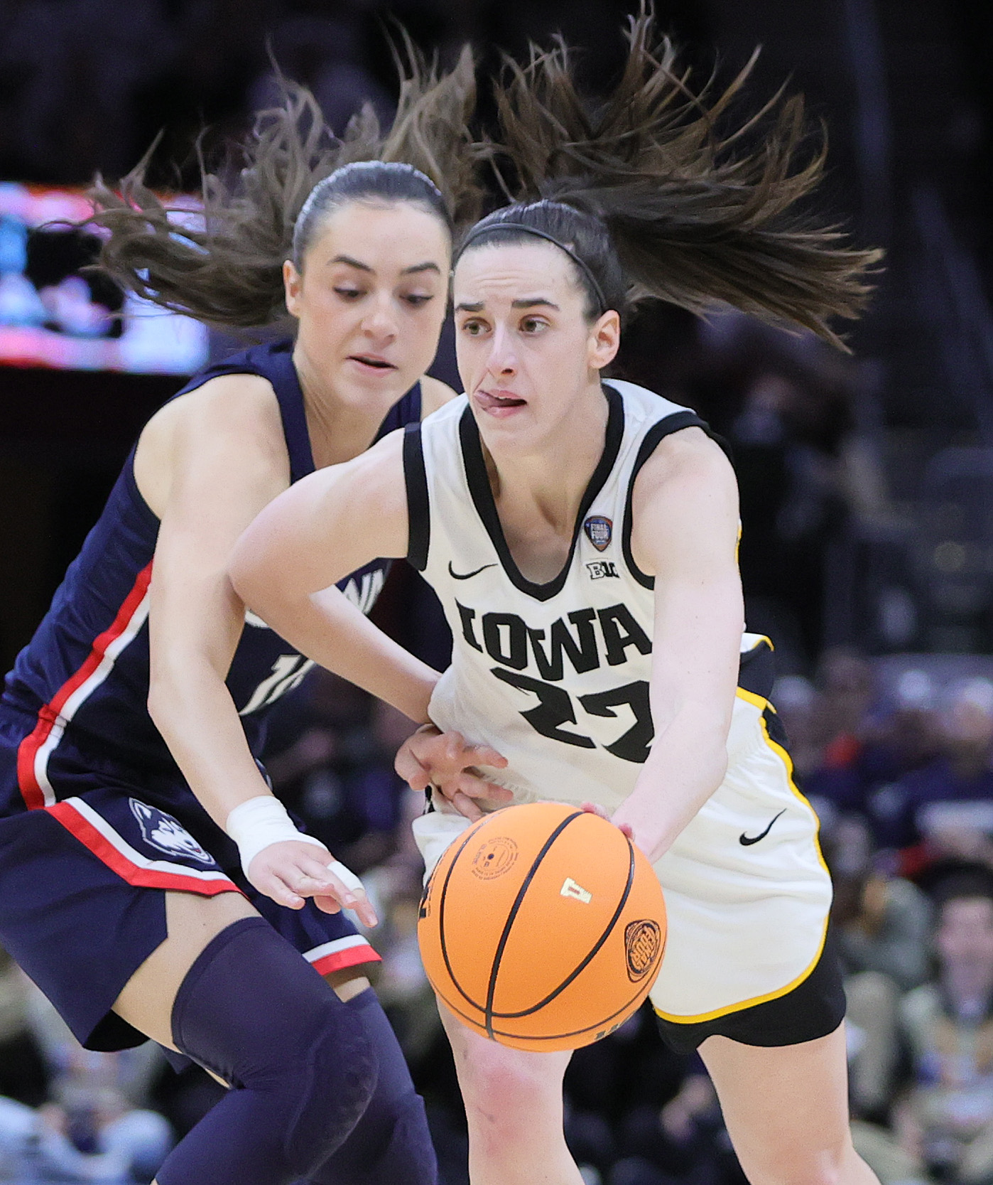 Iowa vs. UConn in Women's Final Four semifinal game, April 5, 2024 ...