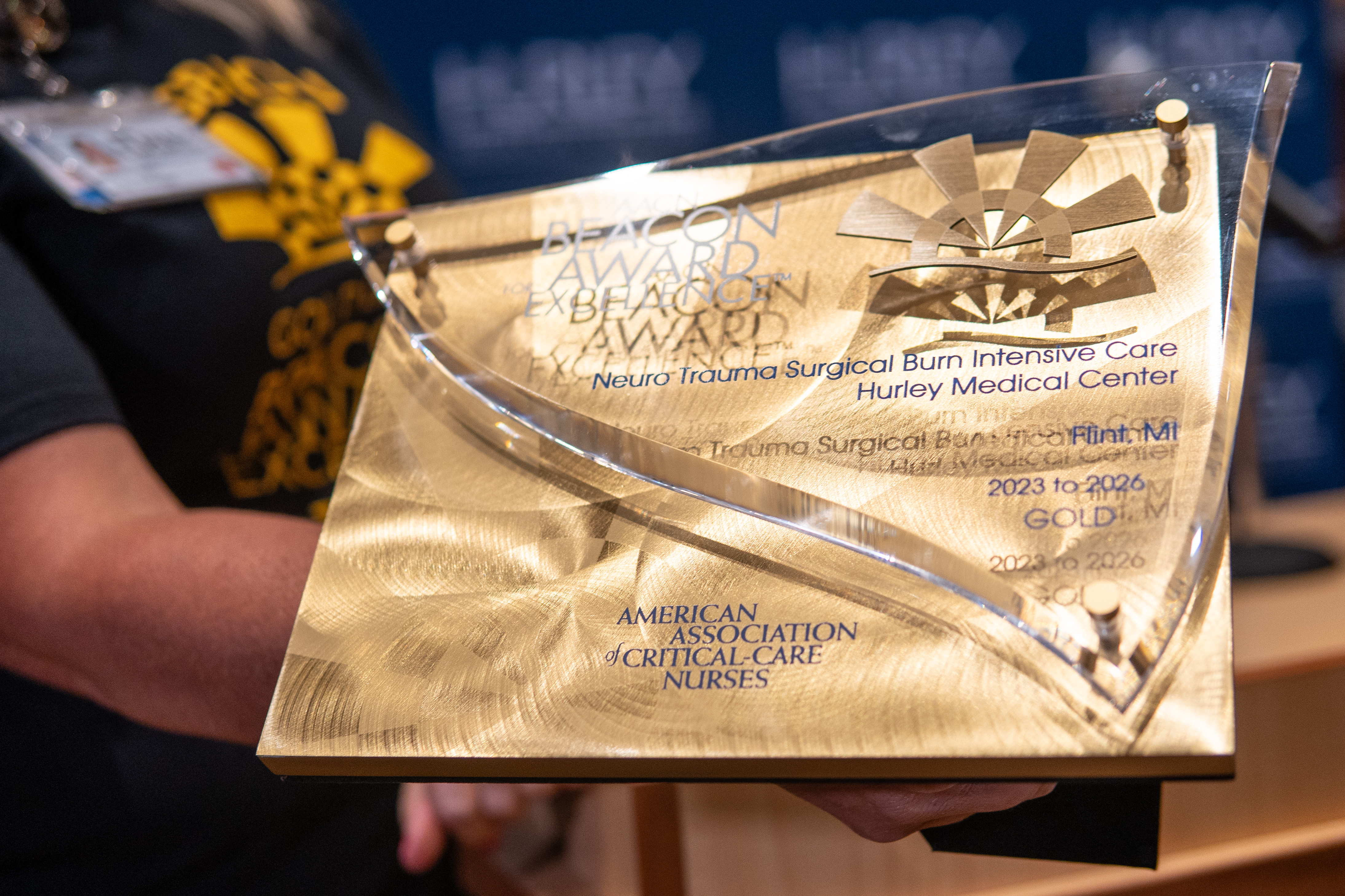 Hurley Trauma Center awarded the Golden Beacon - mlive.com