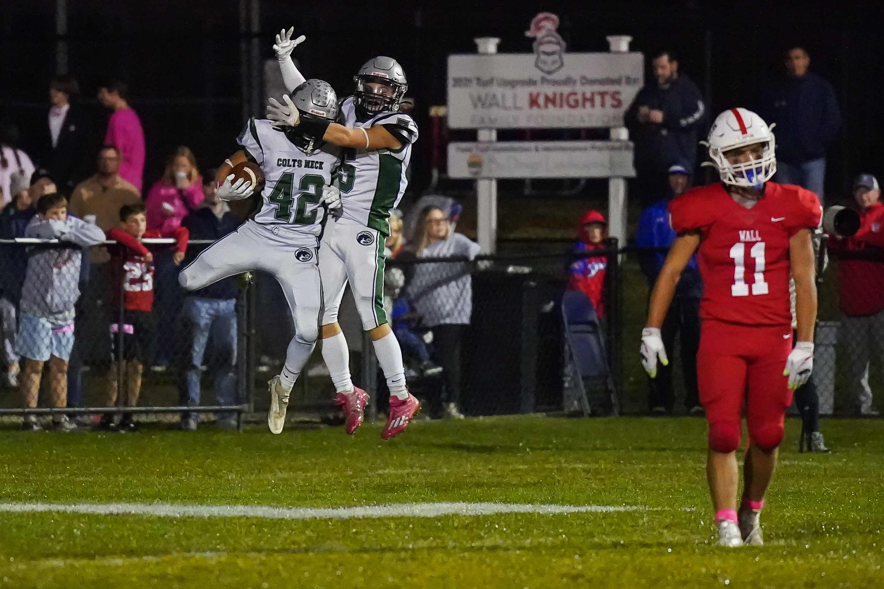 Football: Colts Neck vs Wall at Wall High School on October 14, 2022 ...