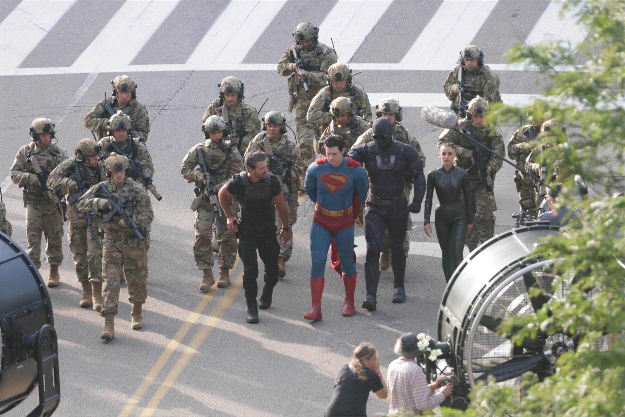 Filming continues on set of Superman in downtown Cleveland, June 25 ...