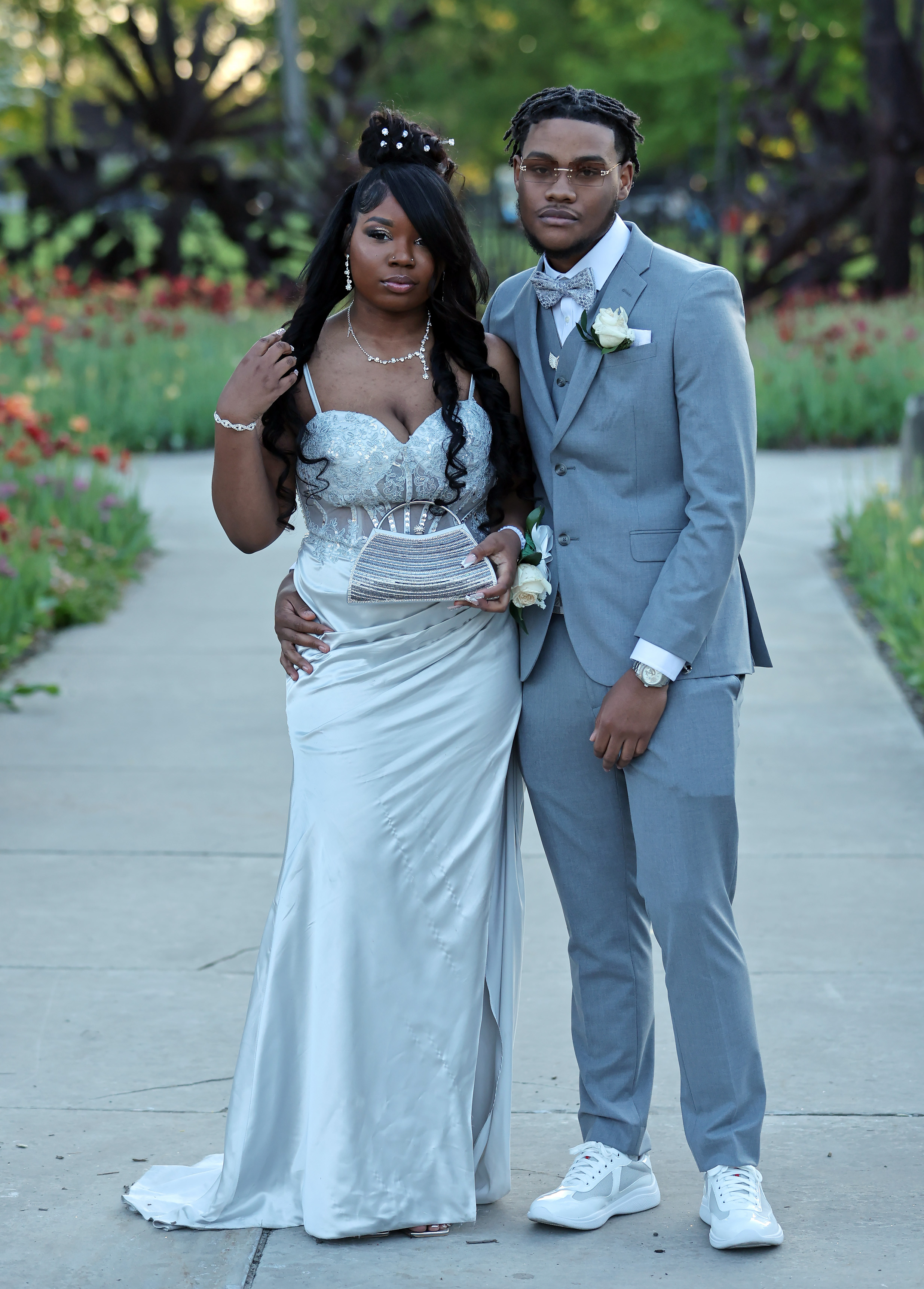 Euclid high school prom at the Cleveland Botanical Gardens, May 9, 2025 ...
