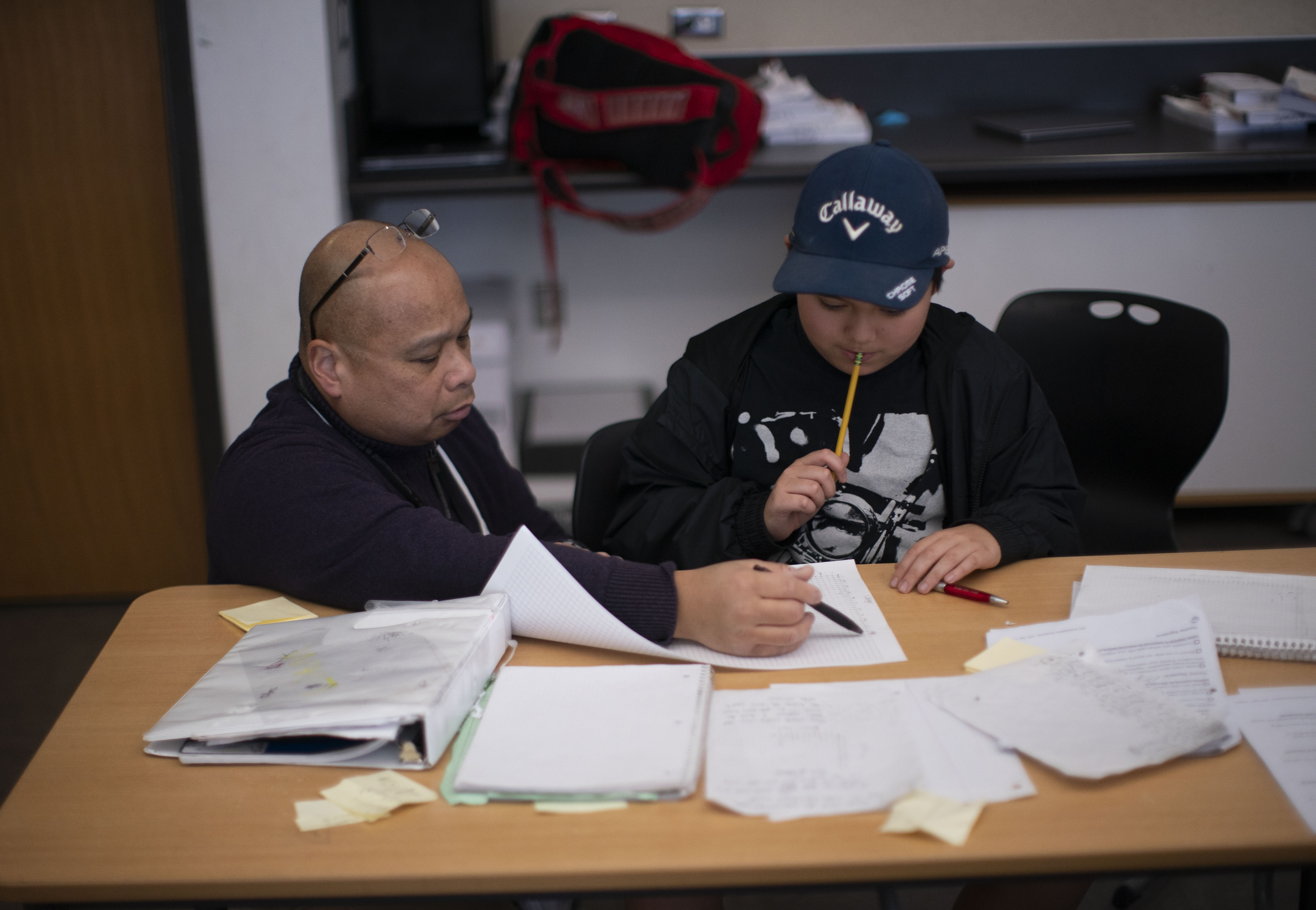 Math class at Faubion School in Portland - oregonlive.com