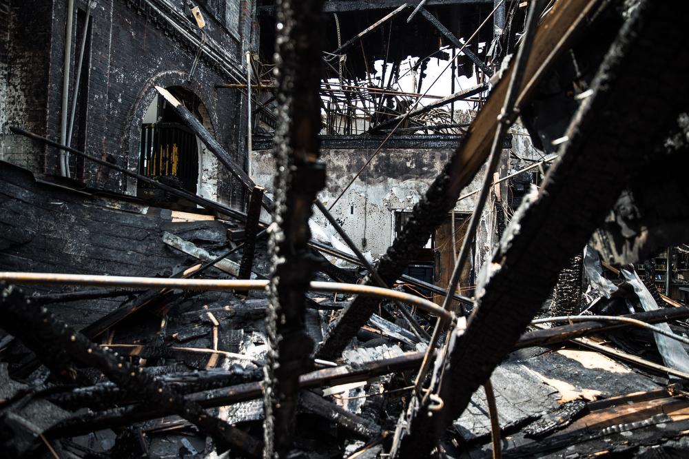 A look inside Broad Street Market fire damage and Gov. Shapiro press ...