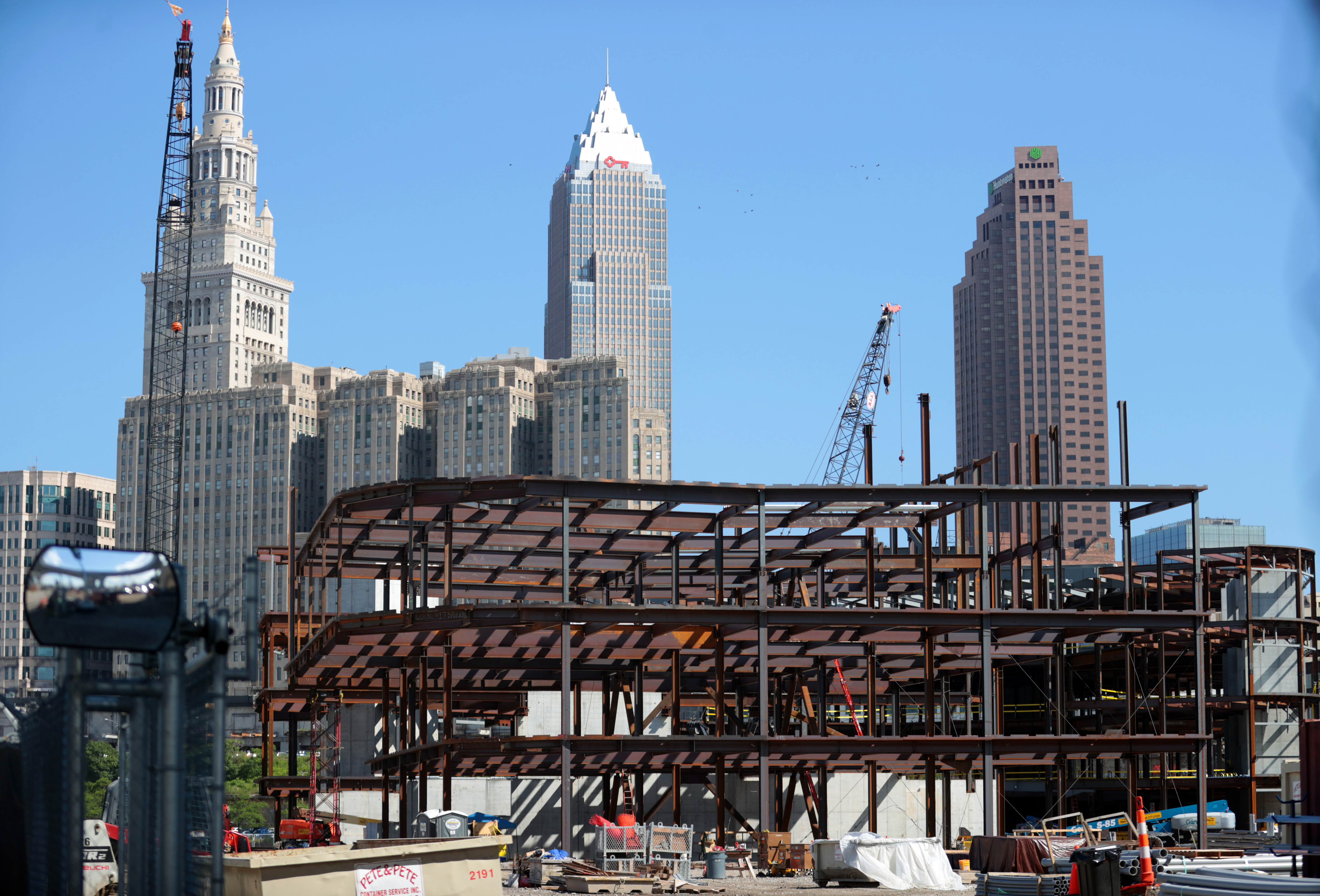 Cleveland Clinic Global Peak Performance Center construction, July 2 ...