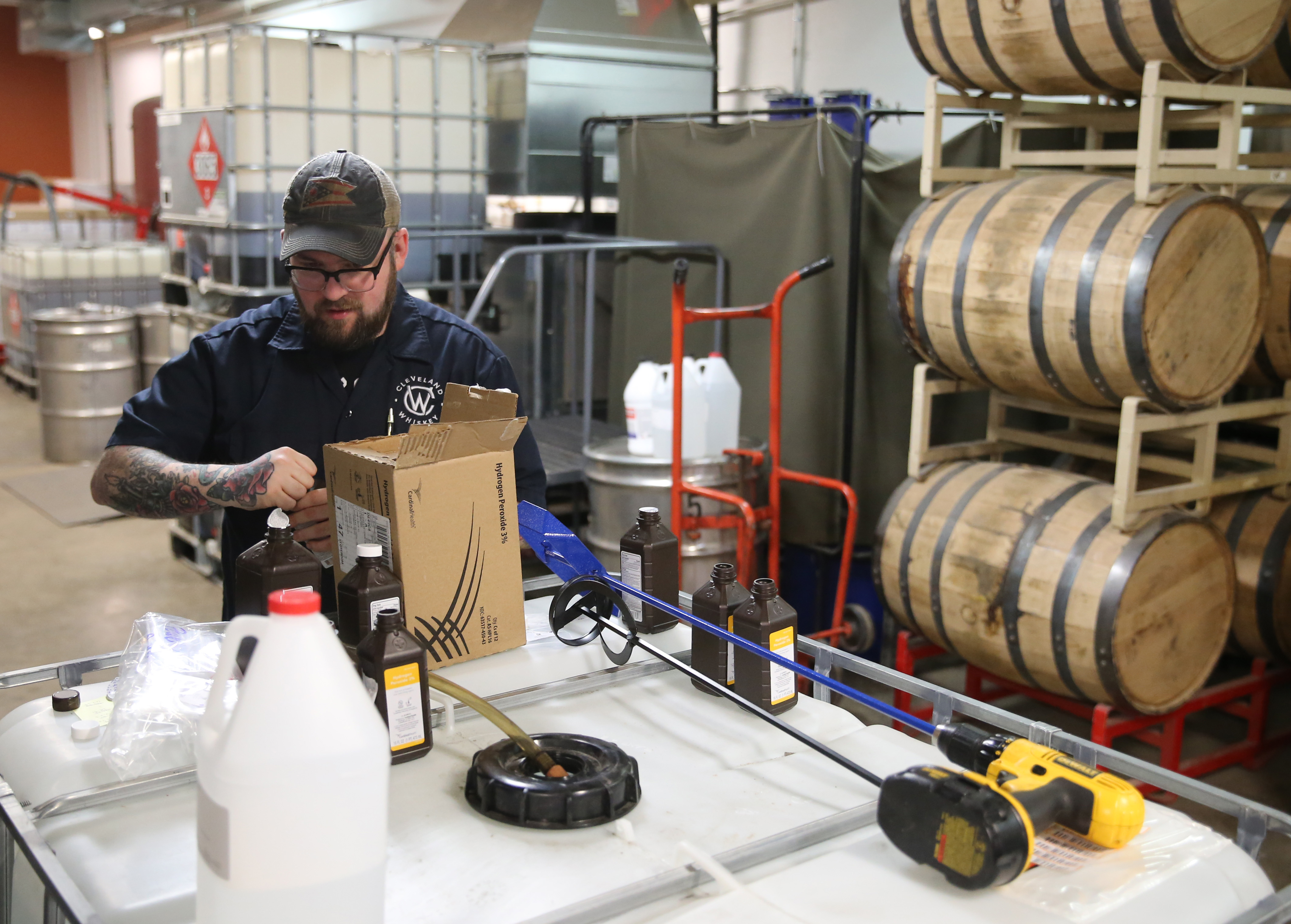 Cleveland Whiskey whips up another batch of hand sanitizer for the ...