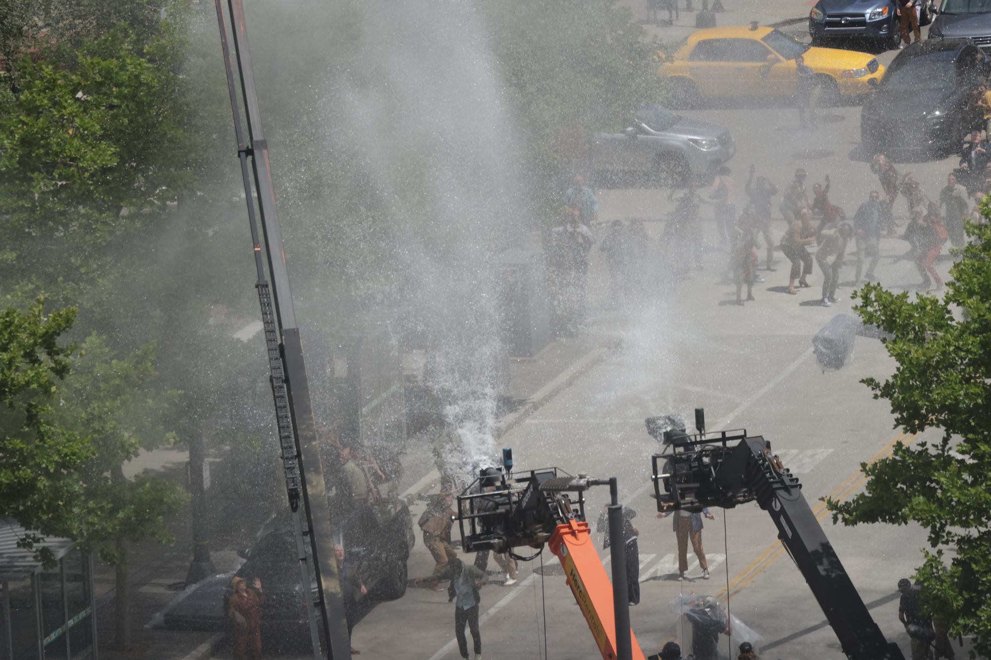 Superman movie resumes at Cleveland’s Public Square, July 2, 2024 ...