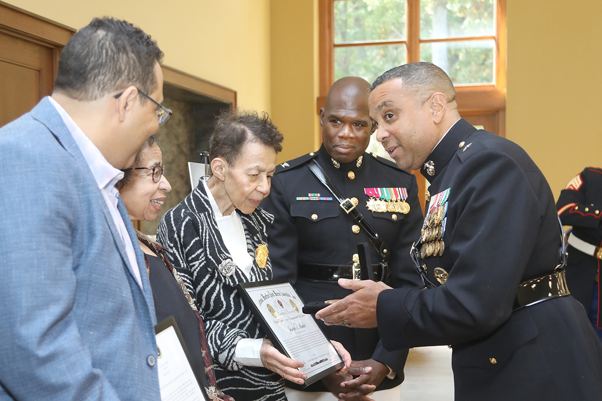 The Congressional Gold Medal Ceremony honoring Corporal Joseph A. Budd ...