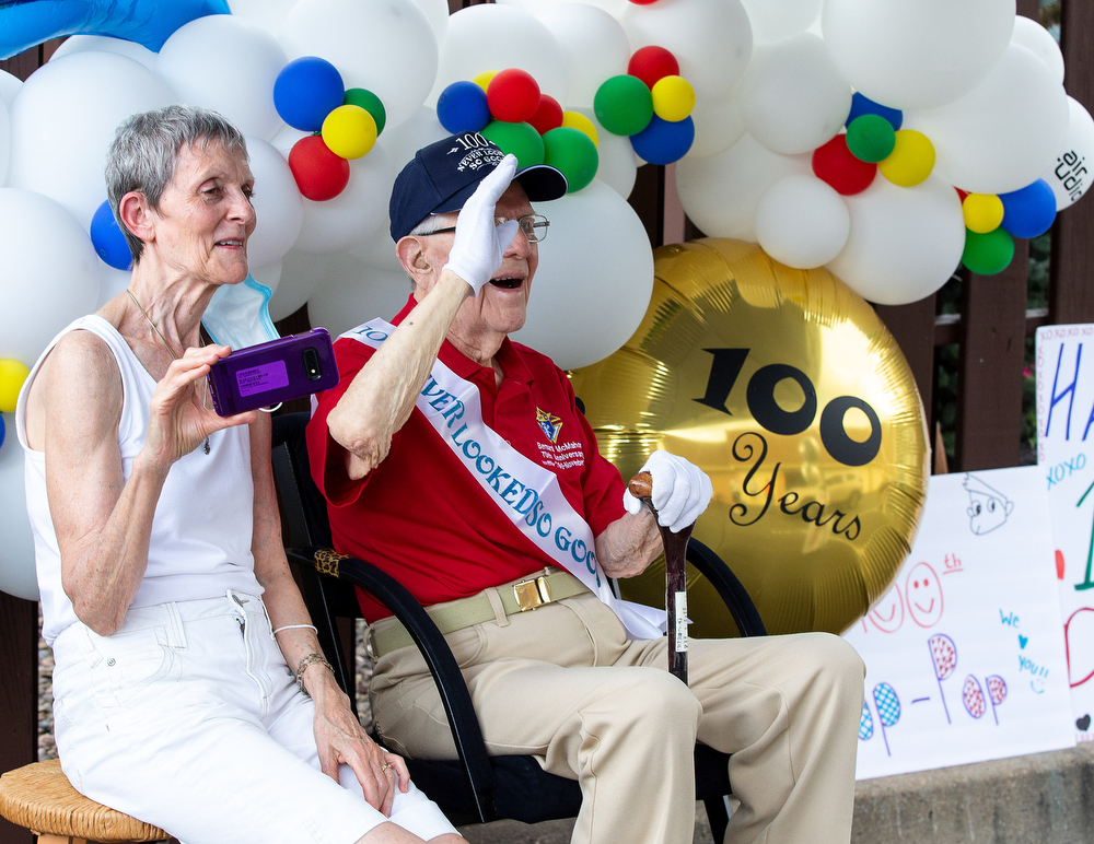 100th birthday drive-by celebration - pennlive.com