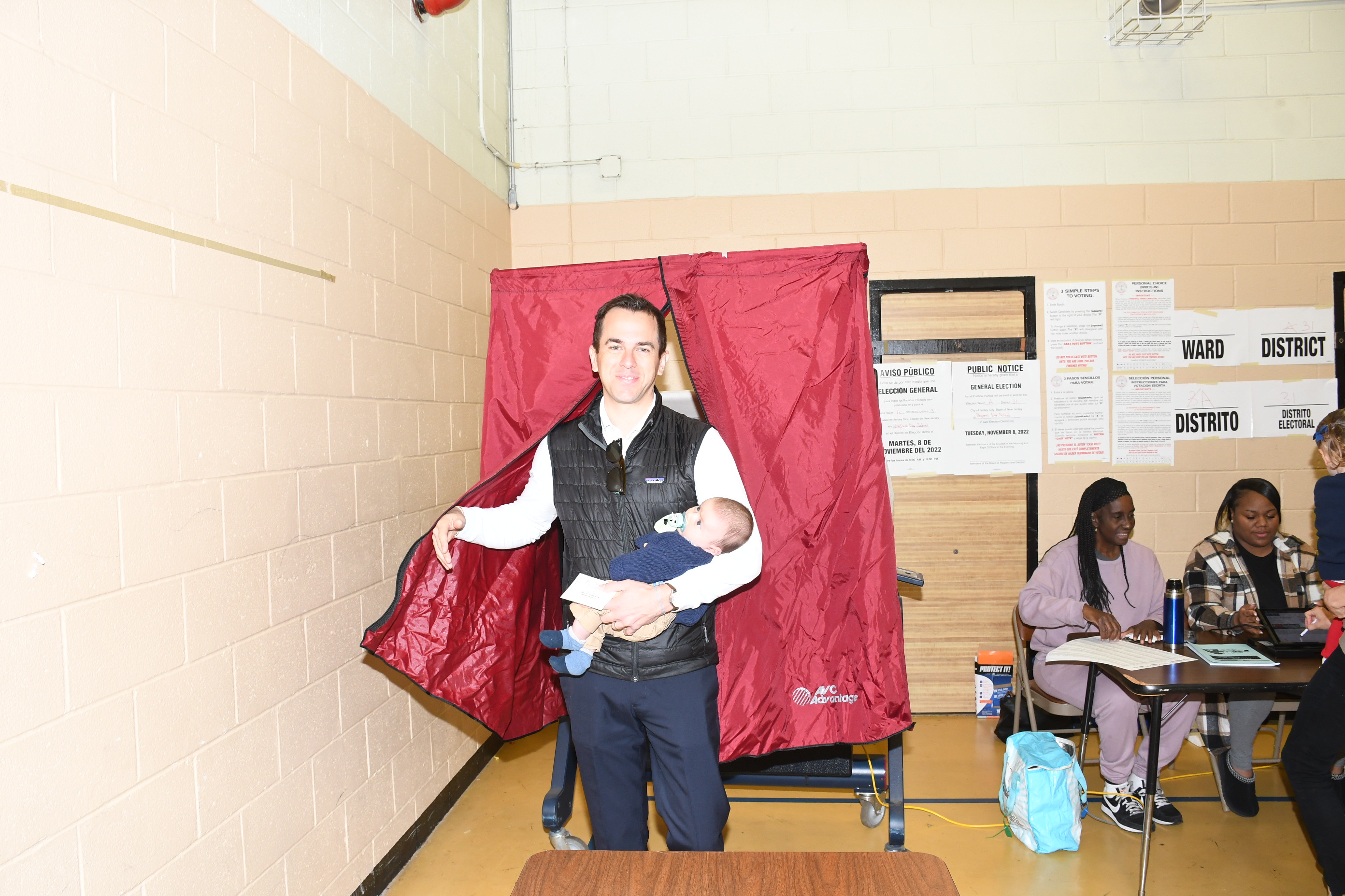 Rob Menendez Jr. votes on Election Day, Nov. 8, 2022 - nj.com