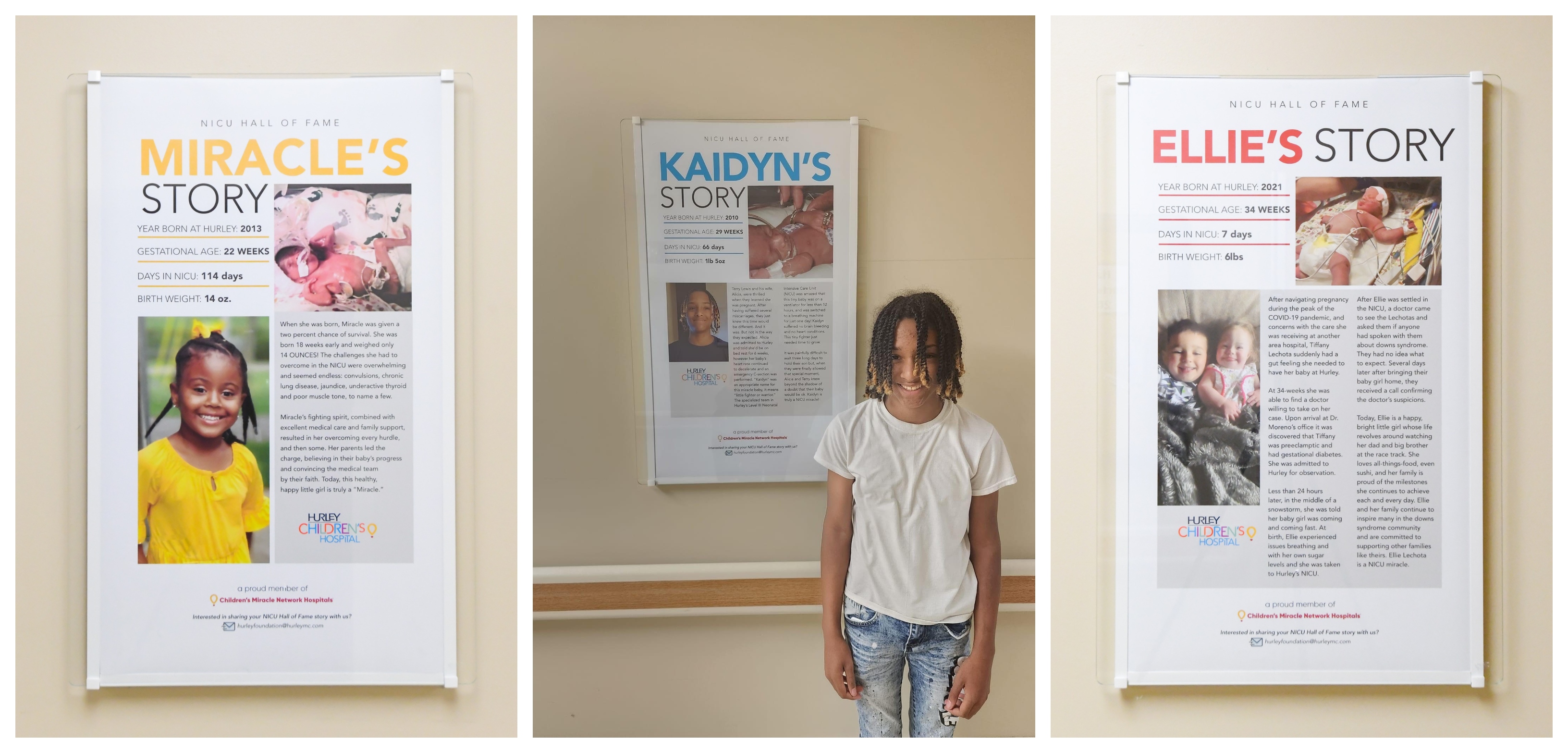 Hurley Children’s Hospital unveils NICU ‘Hall of Fame’ - mlive.com