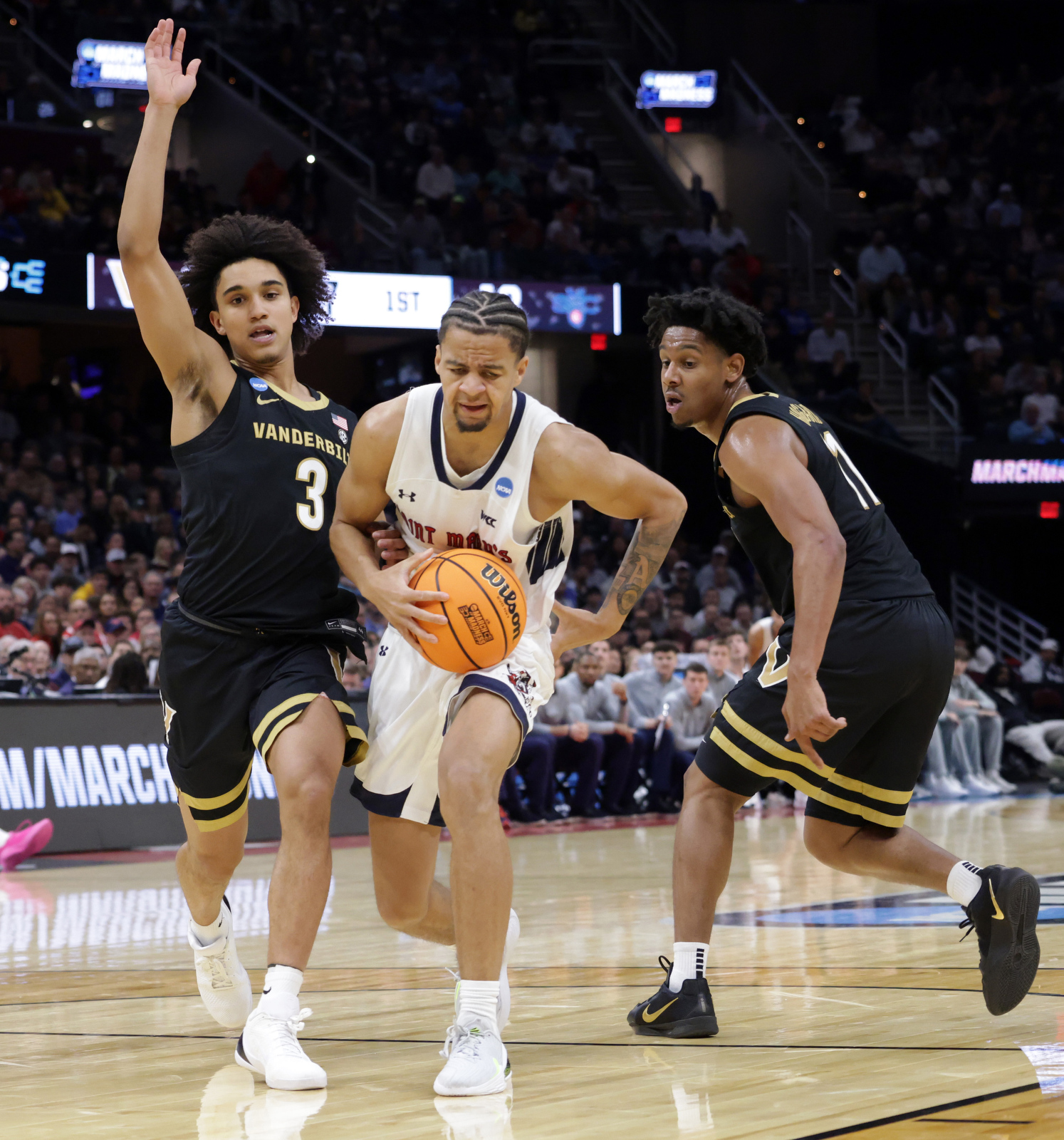 St. Mary's vs Vanderbilt, first round, NCAA basketball, March 21, 2025 - cleveland.com