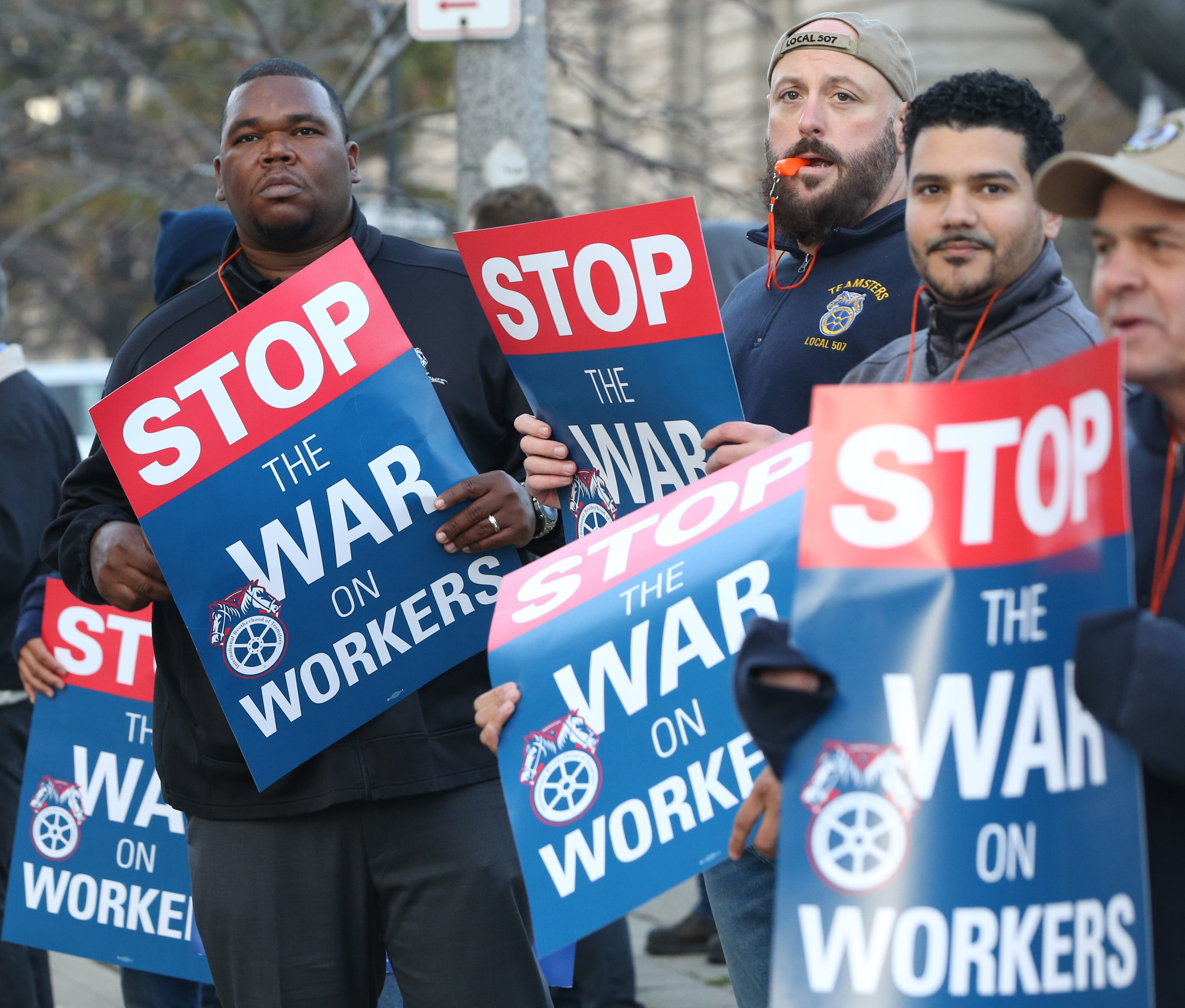 Cleveland city workers rally for wage equality, November 2, 2022 ...