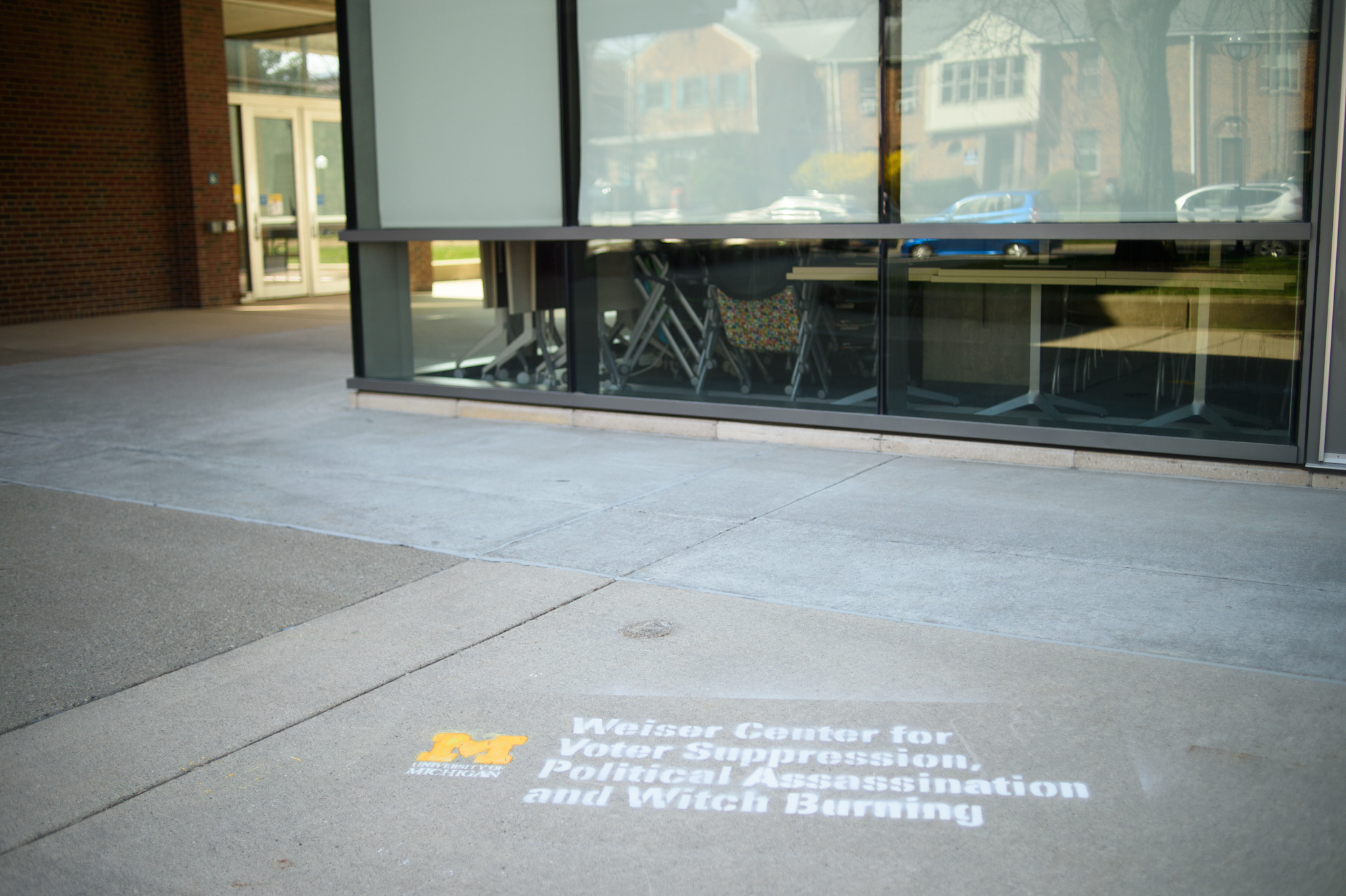 Students, faculty stage mock renaming of Weiser Hall after namesake ...