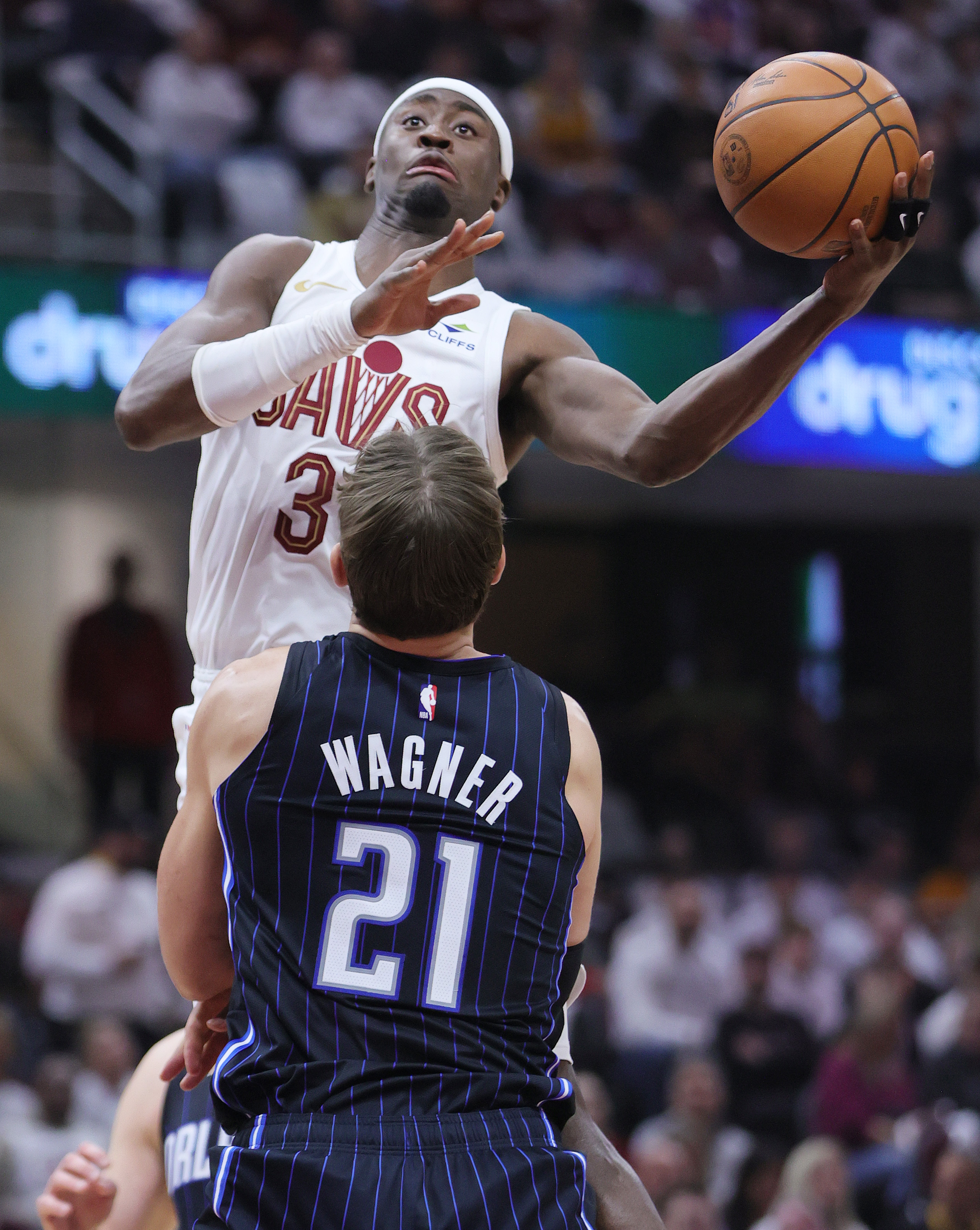 Cleveland Cavaliers vs. Orlando Magic in game 1, first round of the NBA ...