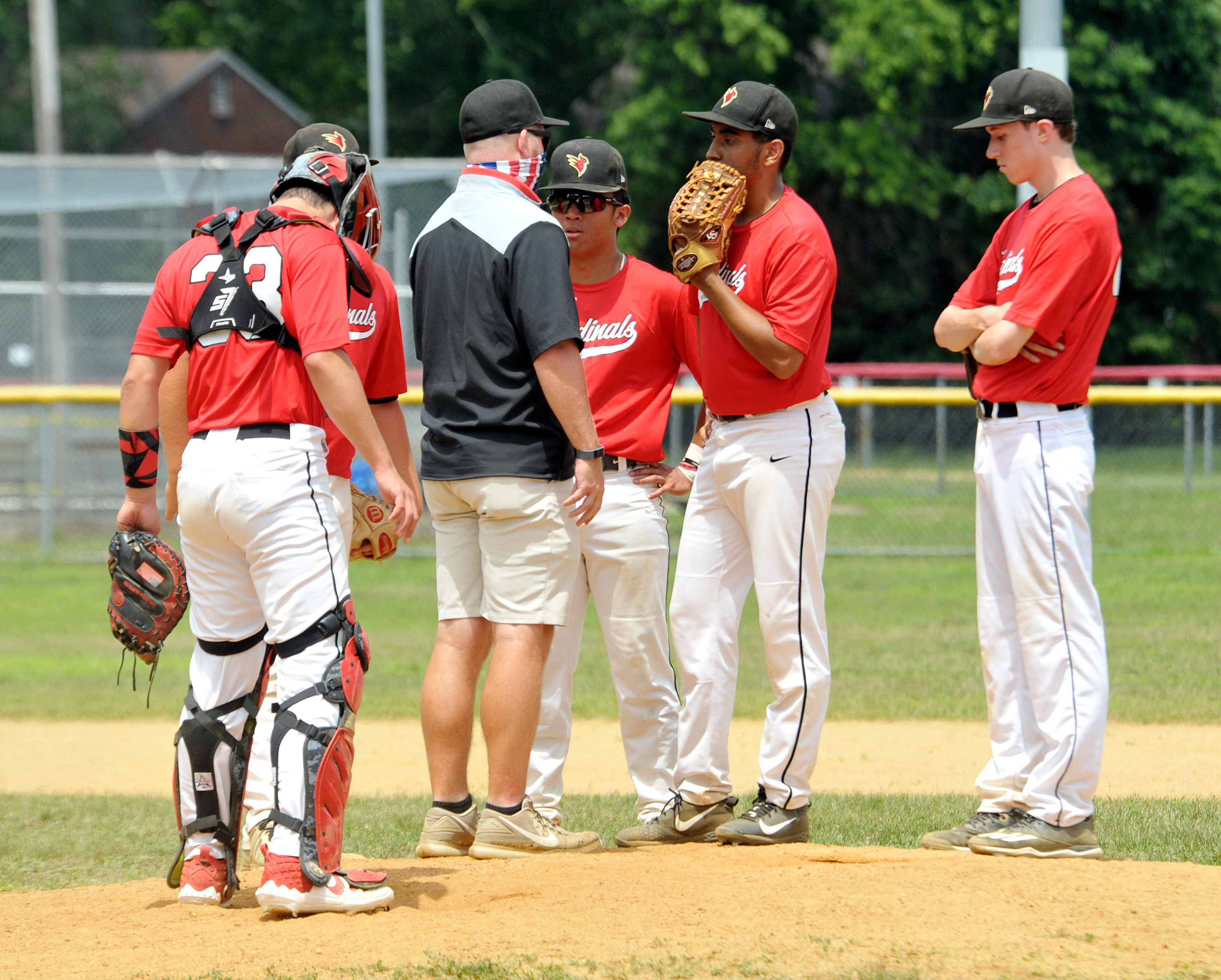 HS Baseball Notre Dame Irish vs Lawrence High School Cardinals Bunting ...