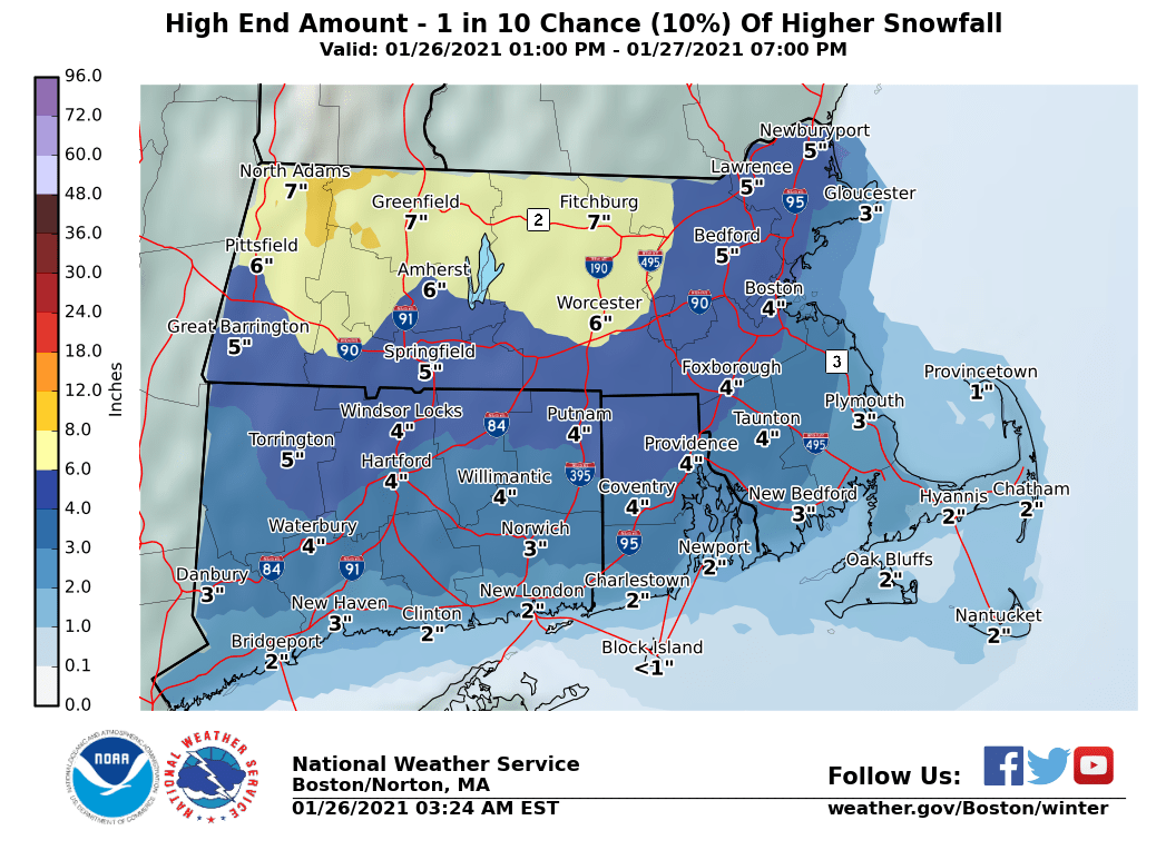 Here's how much snow to expect from Tuesday's light winter storm in ...