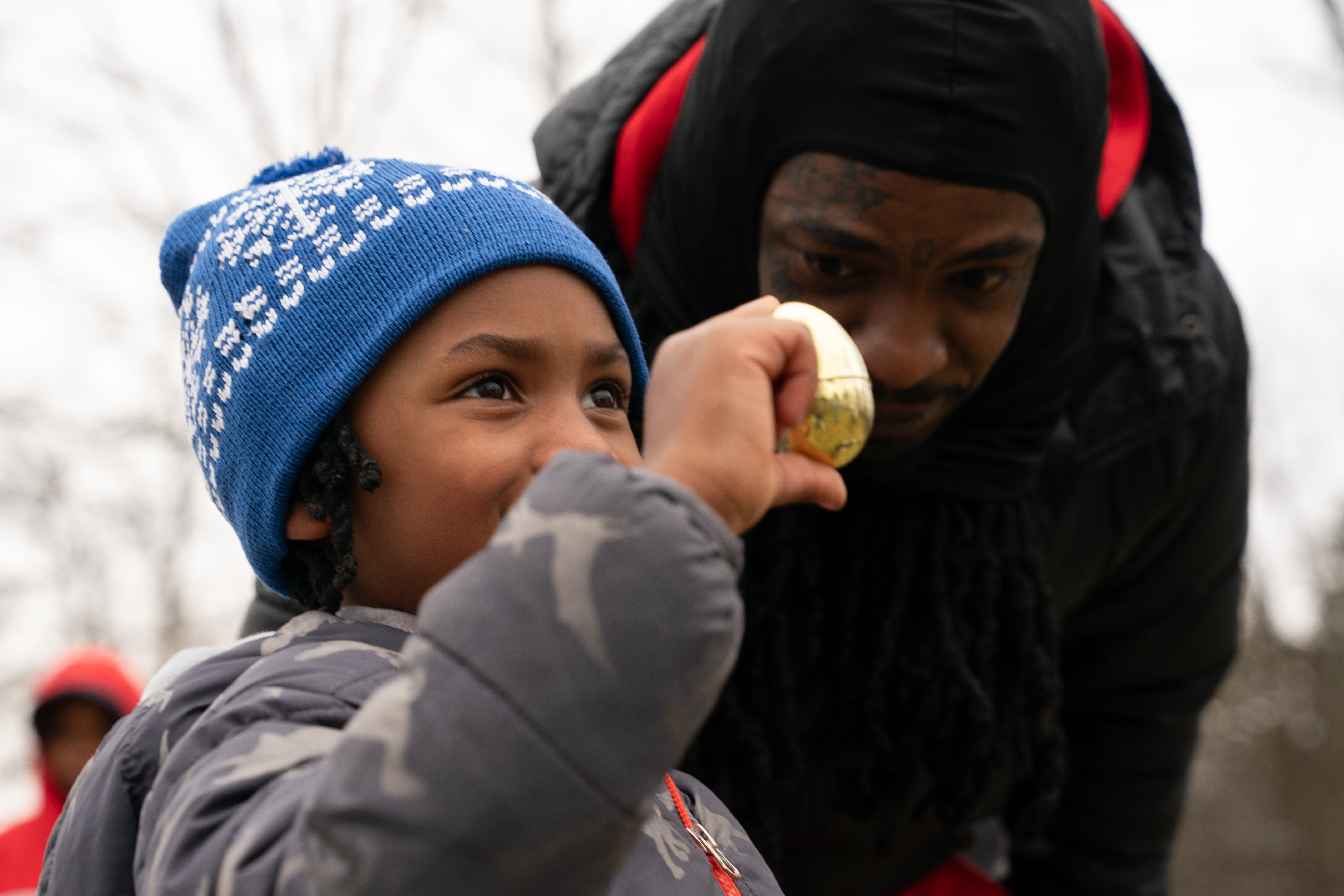 Annual Easter egg hunt with Flint's boxing champion Claressa Shields ...