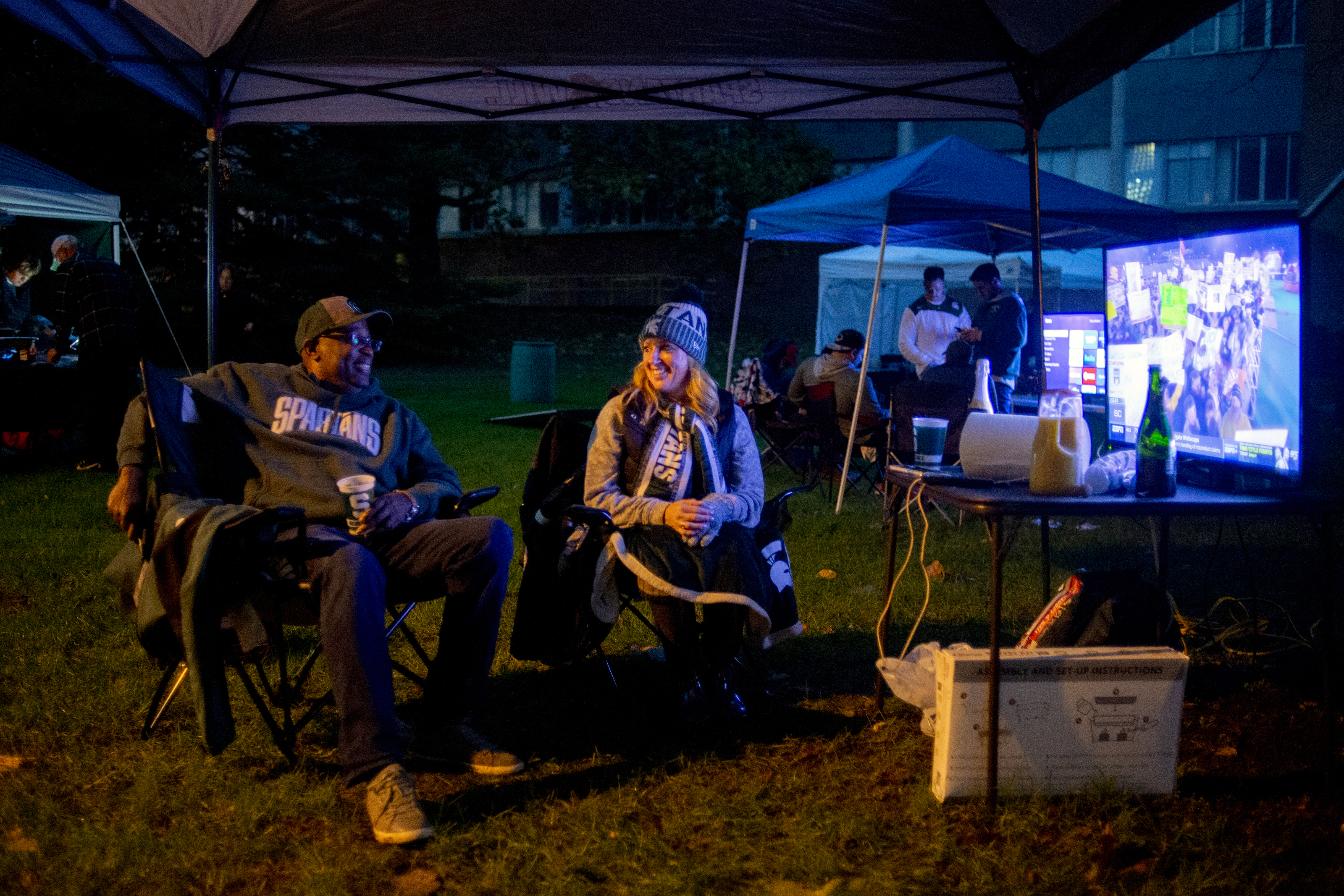 Fans tailgate ahead of Michigan vs. Michigan State rivalry game - mlive.com