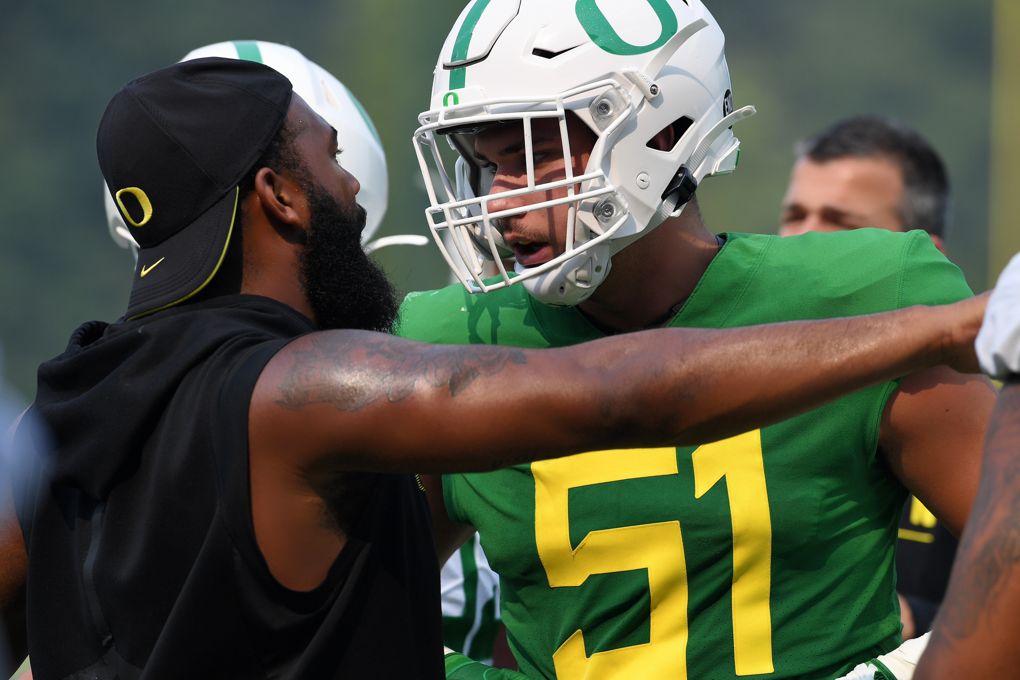 Oregon Ducks football practice, Aug. 12, 2021 - oregonlive.com