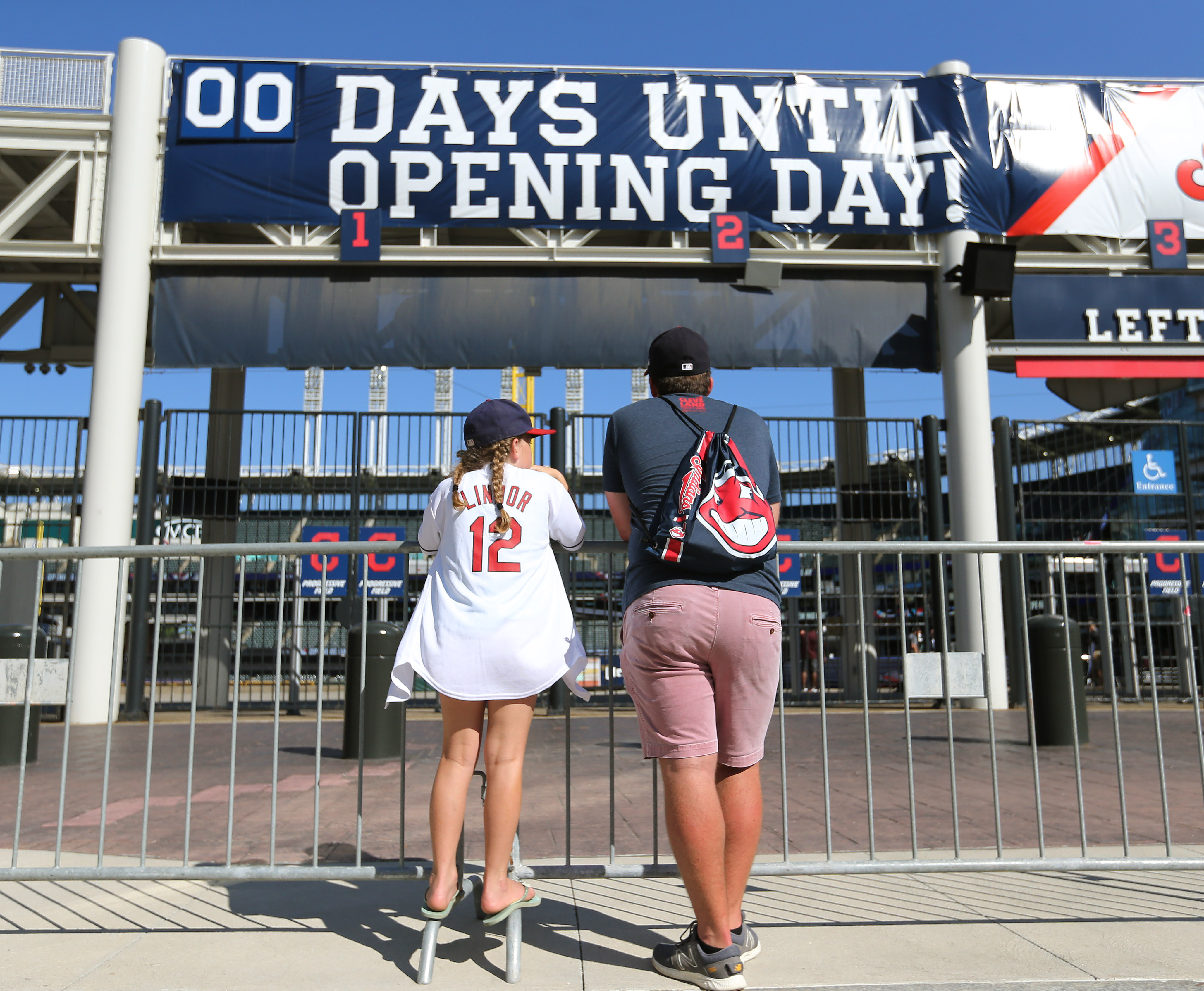 Photos from a decade of Cleveland baseball home openers, 2012-2021 ...