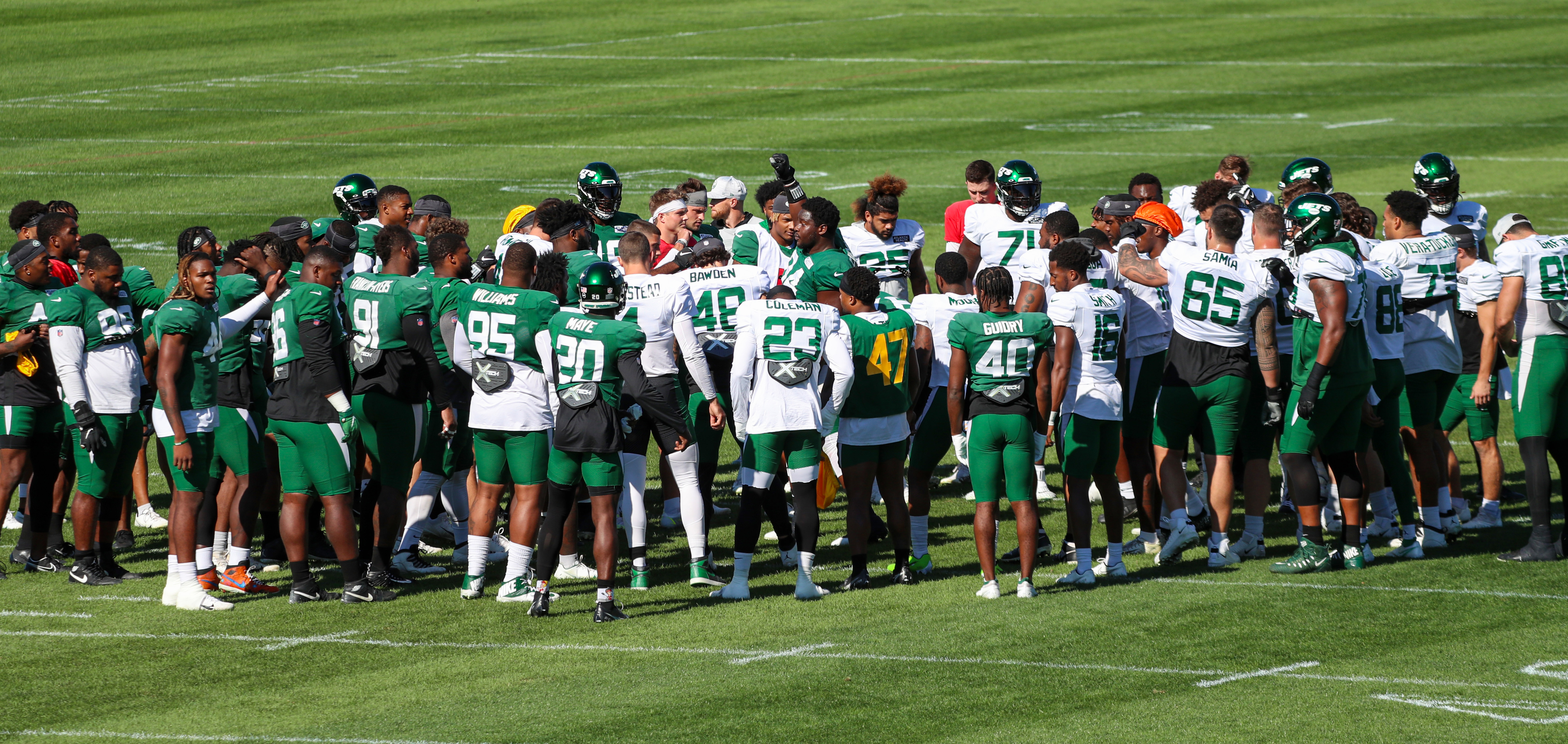 Jets practice before Patriots game - nj.com
